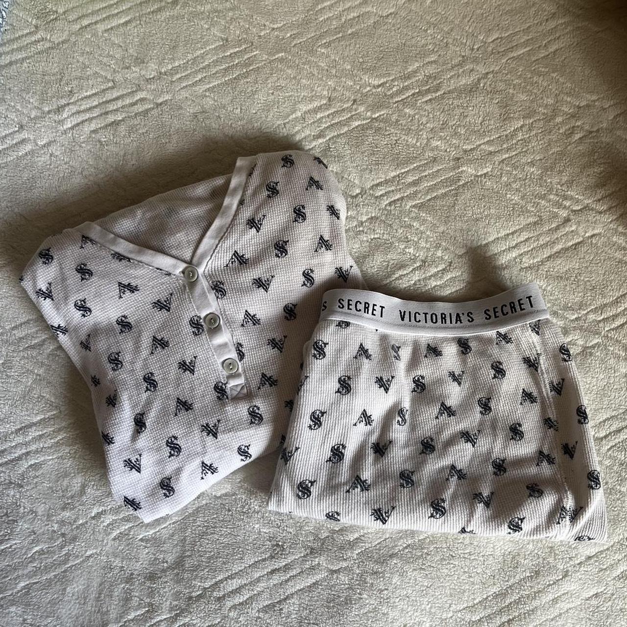 victoria secret pajama set both size medium... - Depop