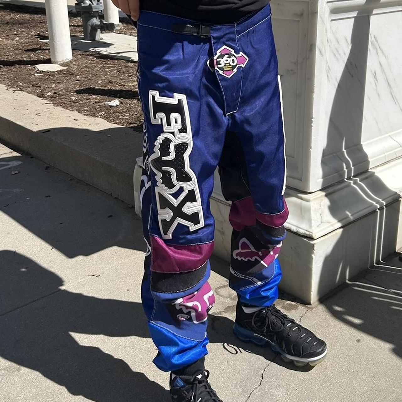 Vintage Fox racing pants 🏁🏁🏁 Size 30-34 // fits... - Depop