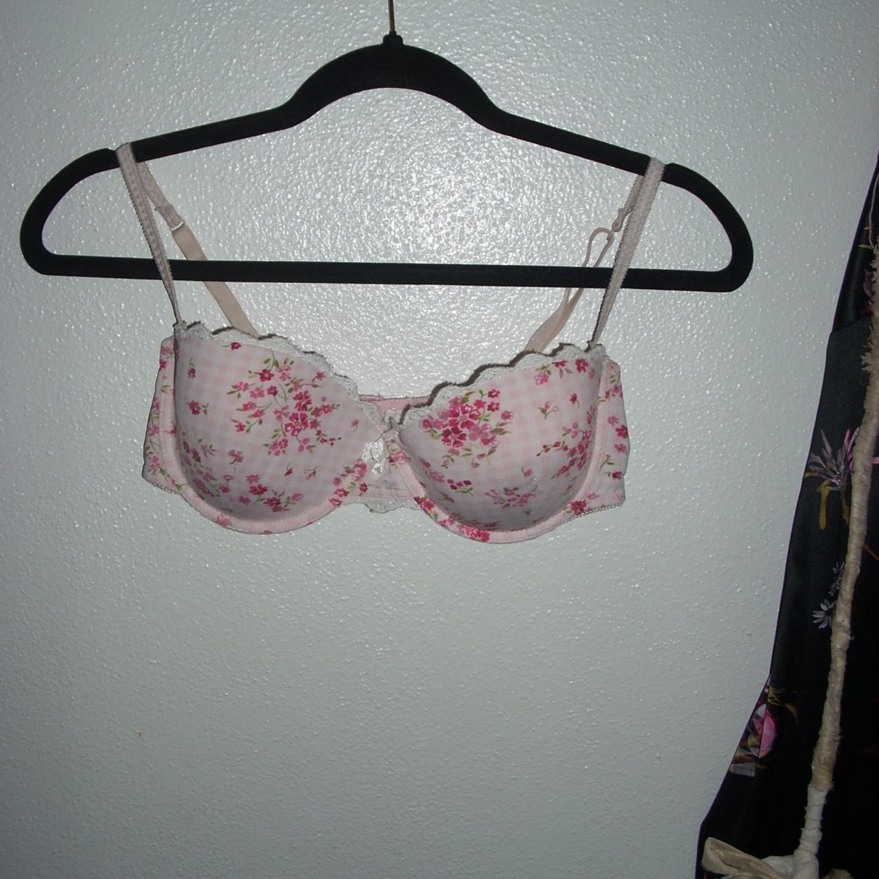 thrift find!! strawberry shortcake bra 🧺 lace... - Depop