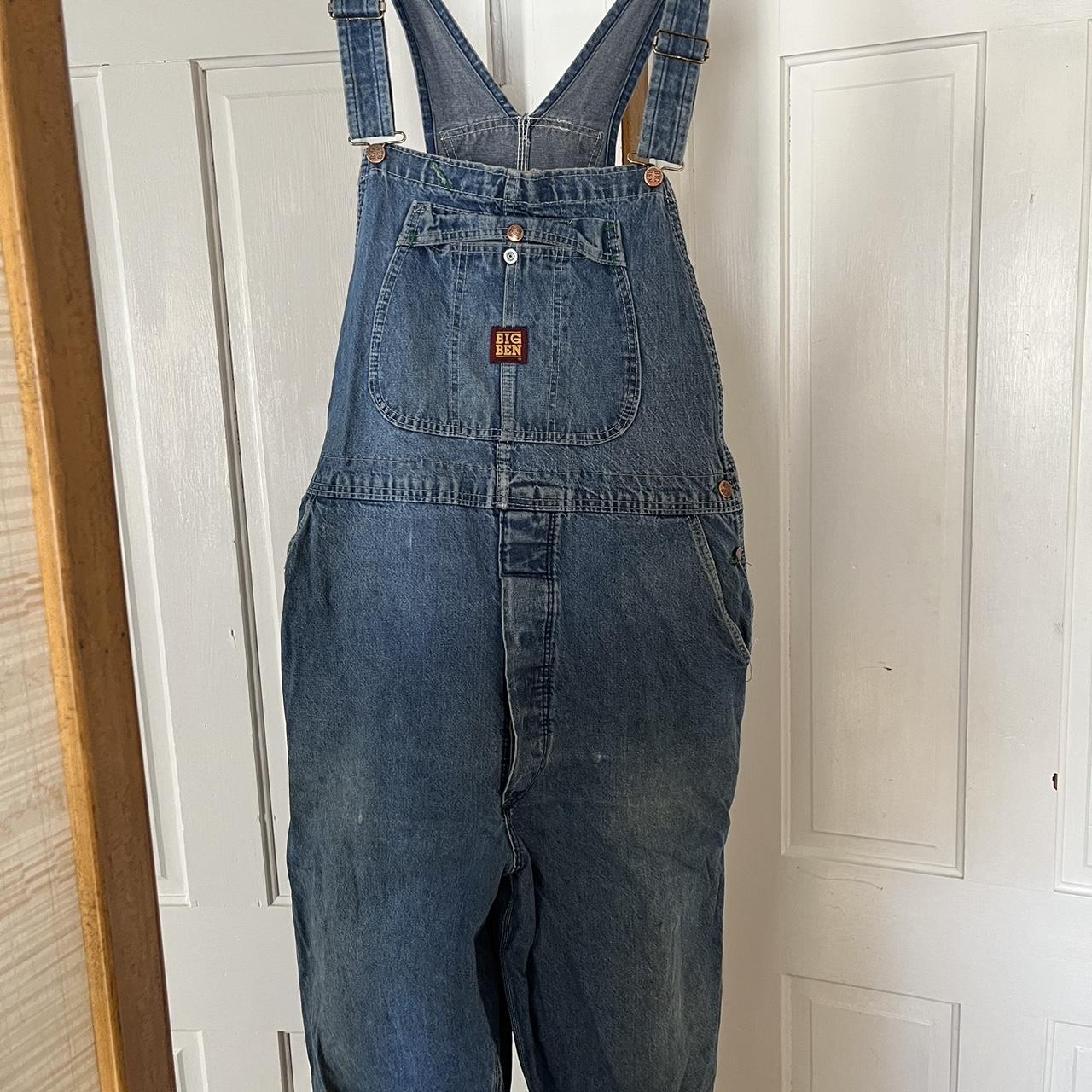 Vintage Big Ben bibbed overalls Worked in so there... - Depop