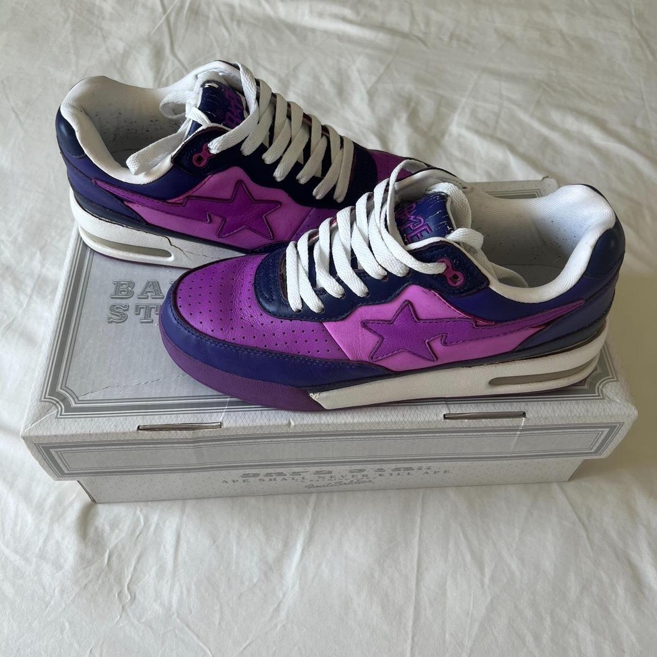 Y2K Purple Bapesta Outsole needs to be replaced as... - Depop