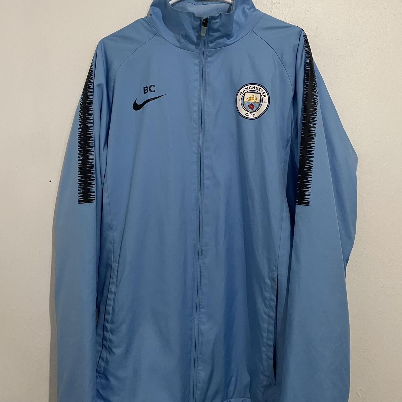 Nike Men's Blue and Navy Jacket | Depop