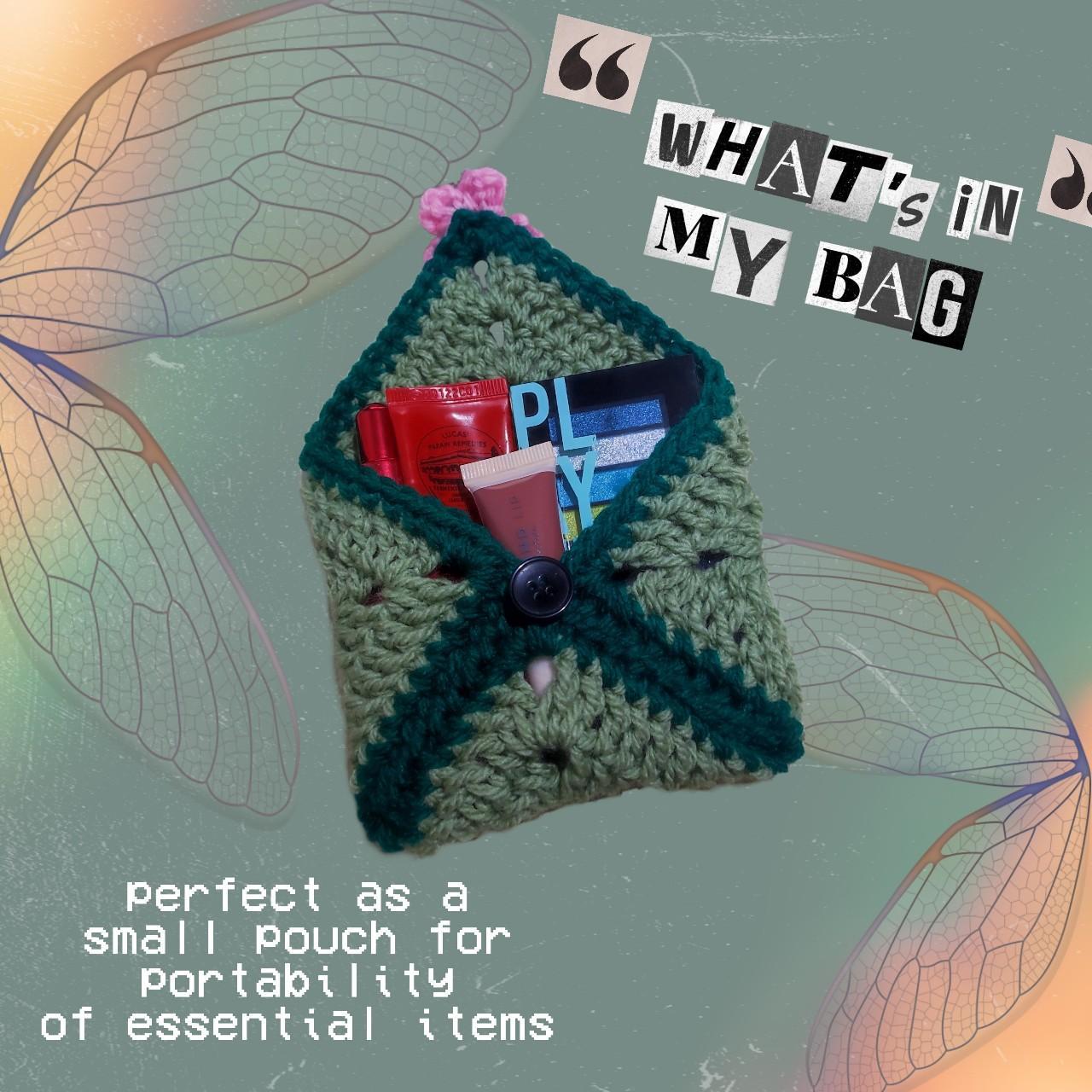 Crochet make up pouch !! Handmade by me... - Depop