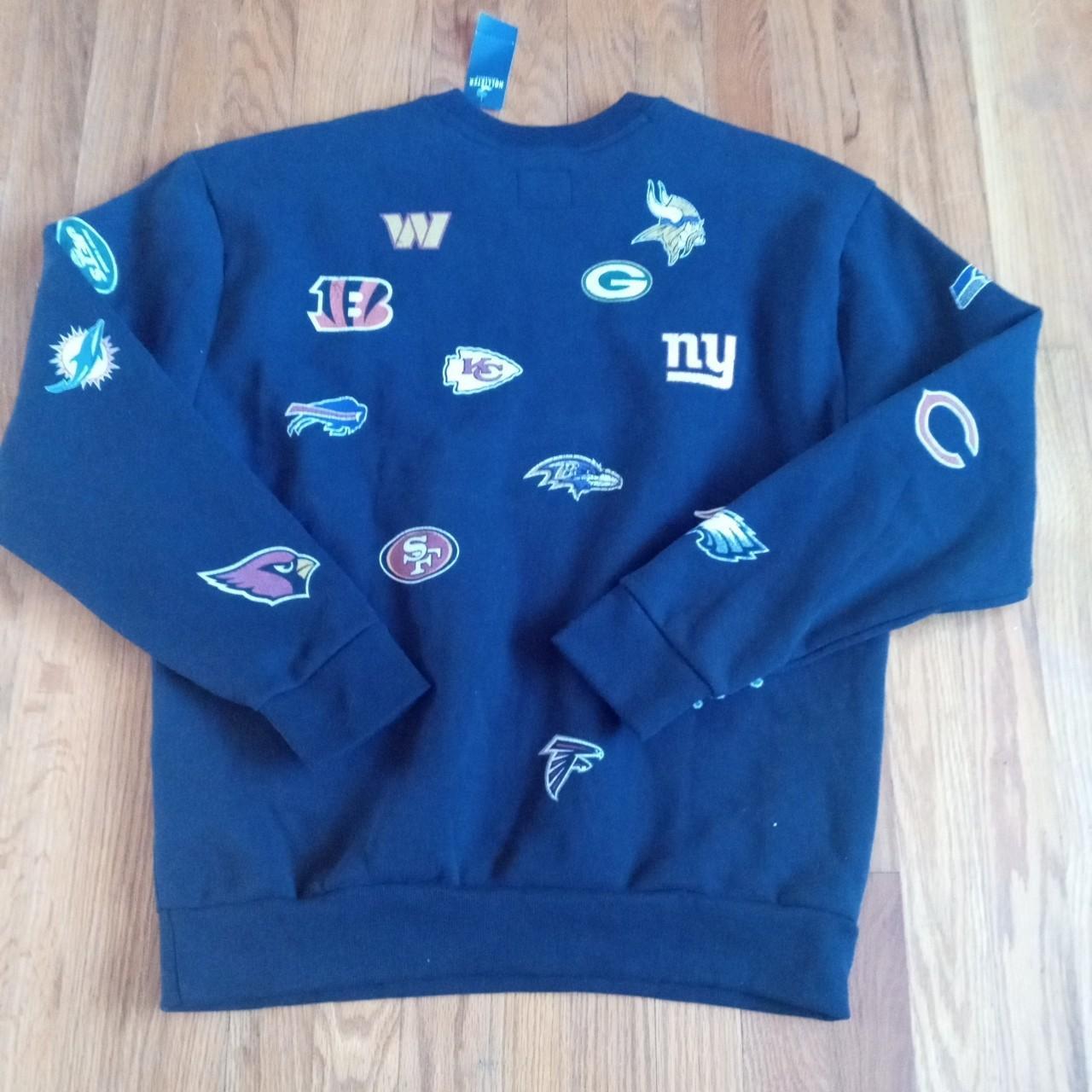 Hollister NFL Apparel Crewneck Sweatshirt Size Large... - Depop
