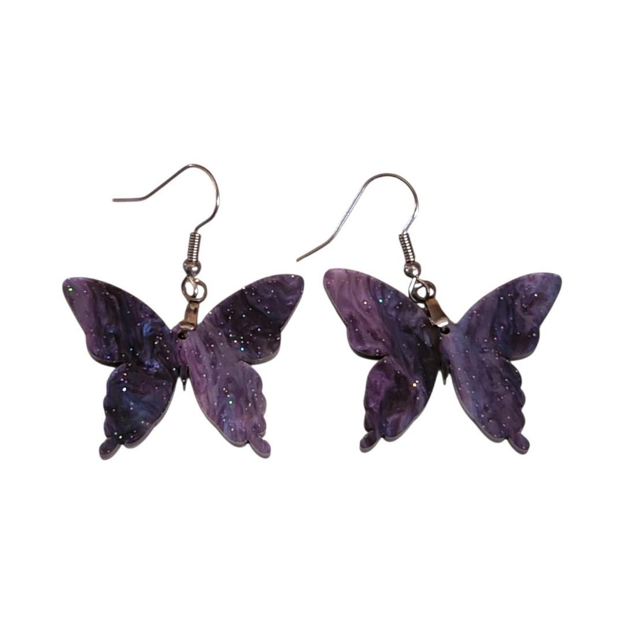 Twilight Butterfly Flutter Acrylic Drop... | Depop