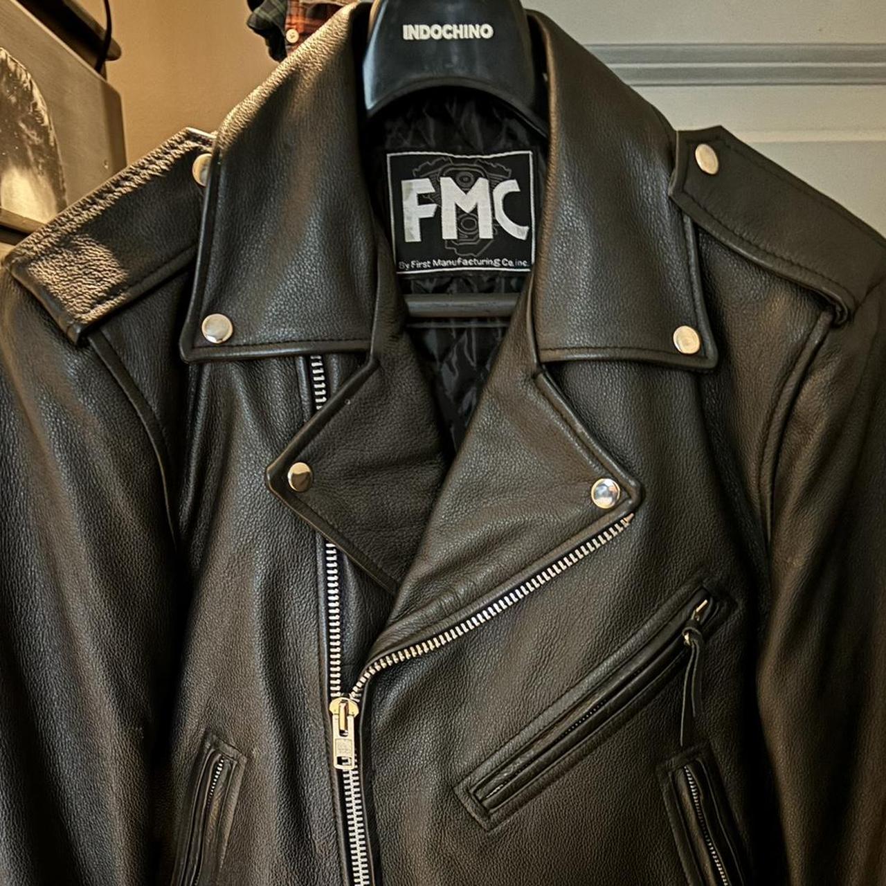 Genuine leather jacket, heavy duty. - Depop