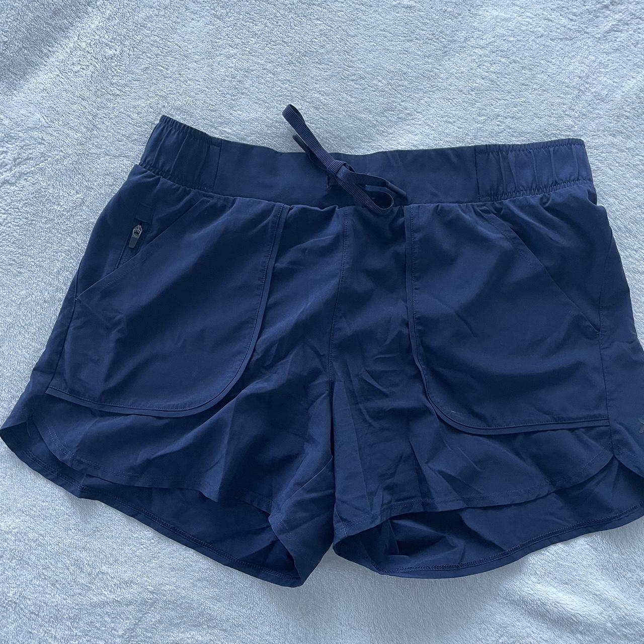 Target navy blue workout shorts Free people... | Depop