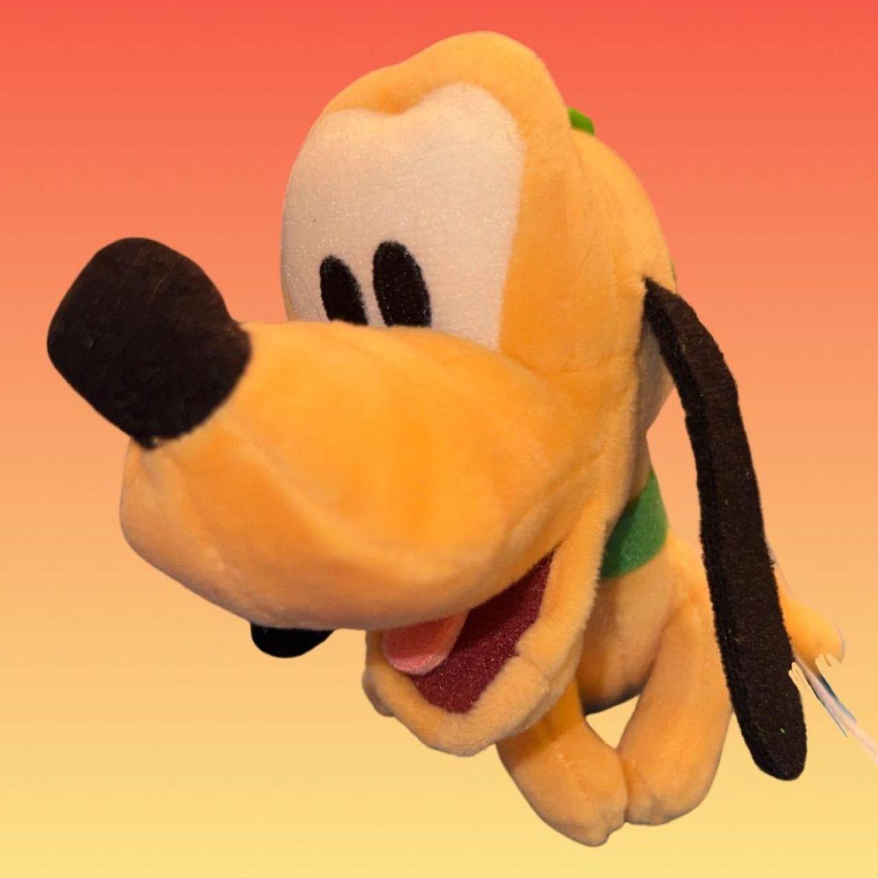 Disney Parks Plush Pluto Stuffed Clip Great Shape... - Depop