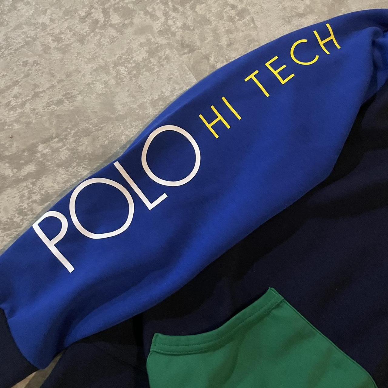 polo hi tech hoodie - Depop