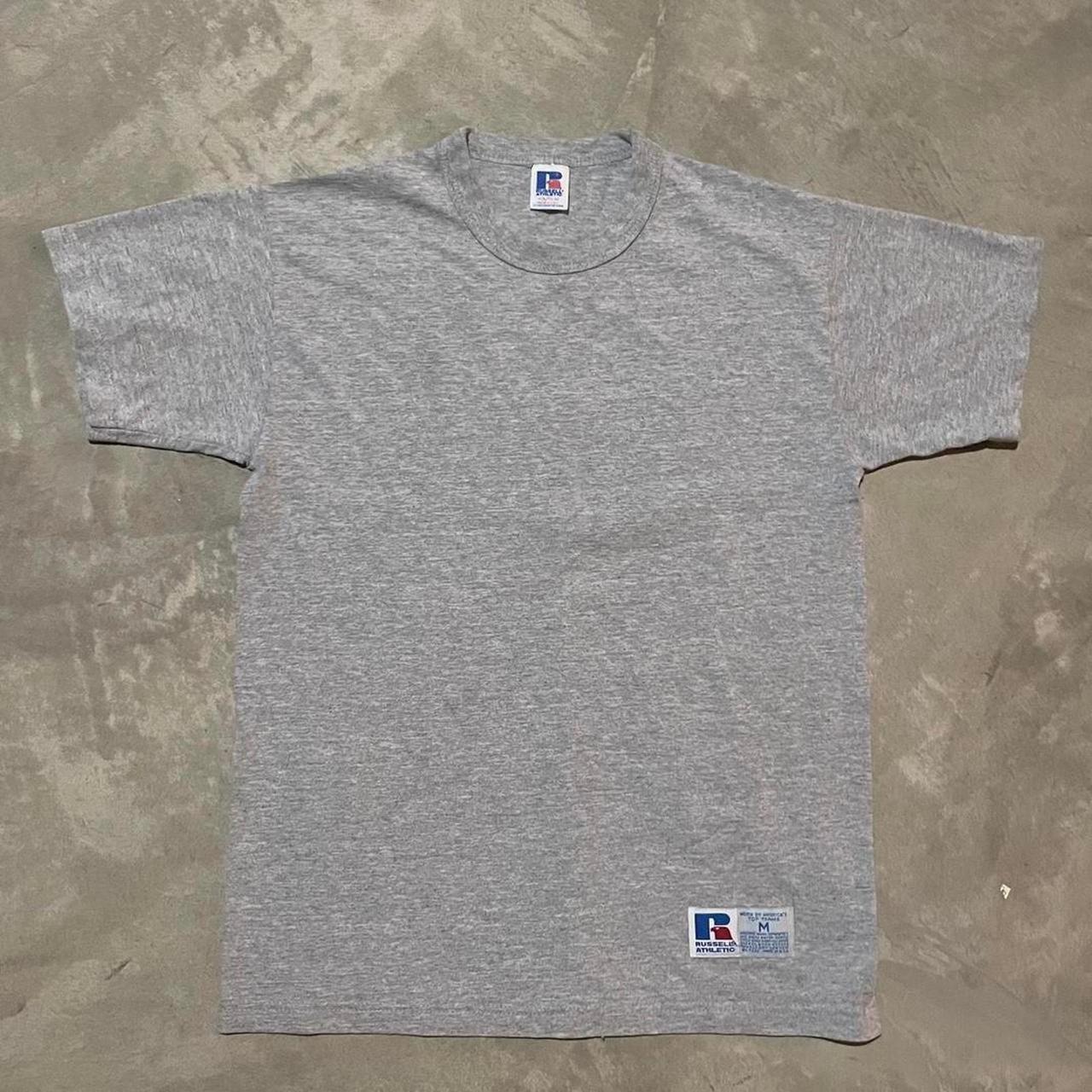 vintage russel athletic tee shirt 90s tag fits... - Depop
