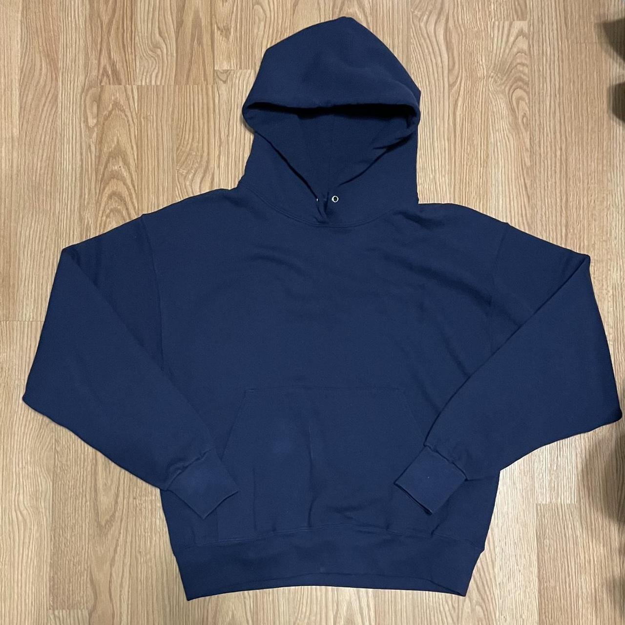 STATELINE USA HOODIE-NAVY heavy blend 100% cotton... - Depop