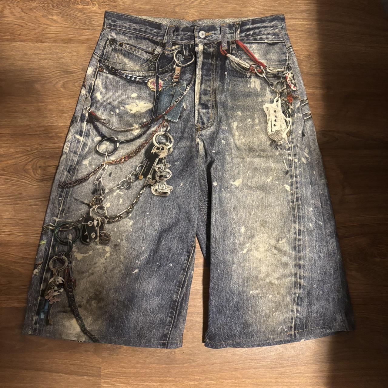 acne studios keychain jorts. men’s size 33 inseam... | Depop