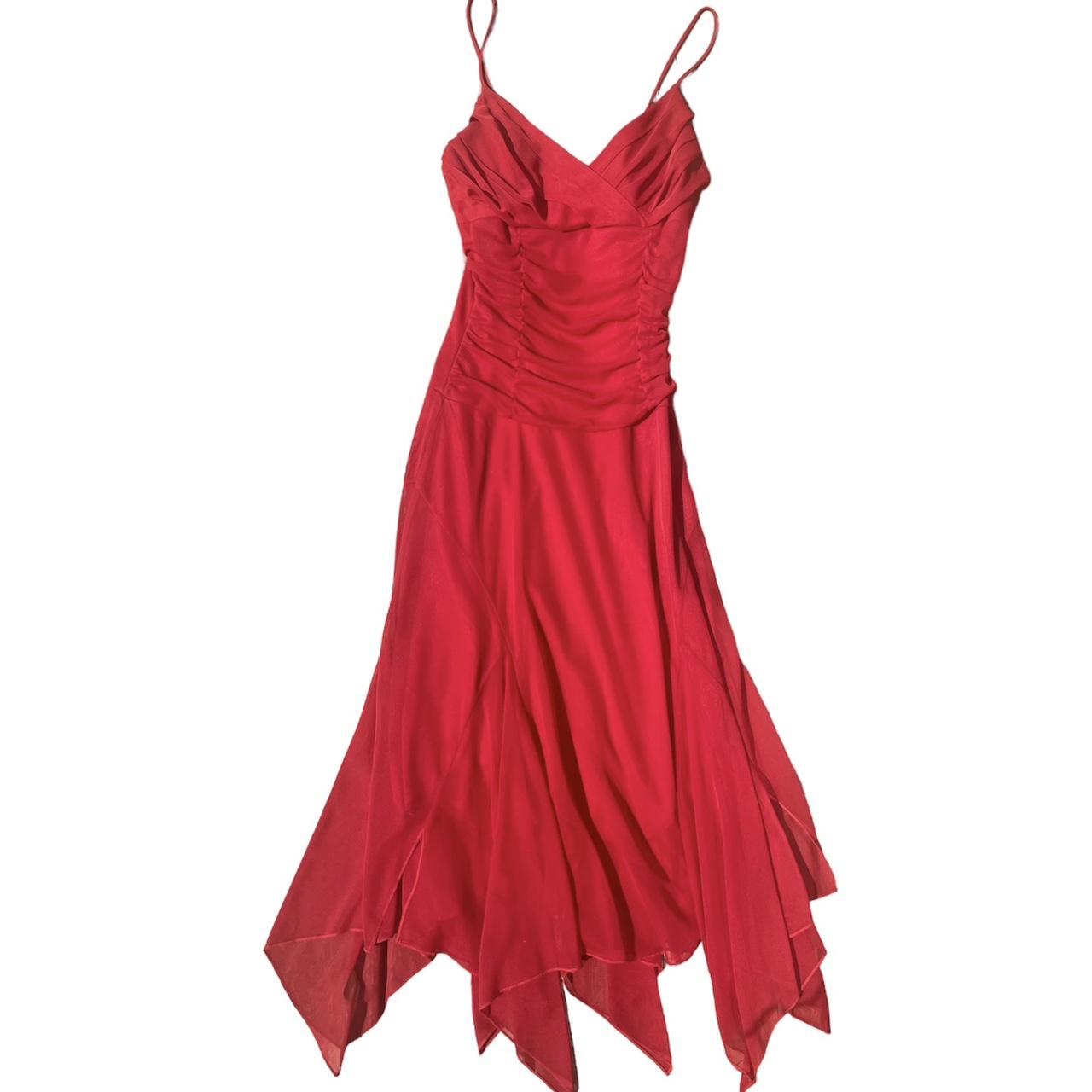 Ruby Rox Women's Red Dress | Depop