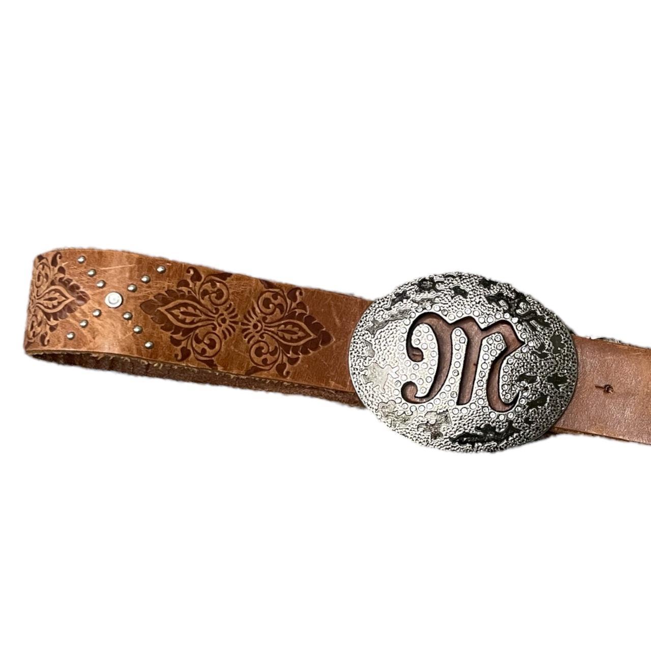 Y2K Miss Me belt. It is genuine leather and it is... - Depop