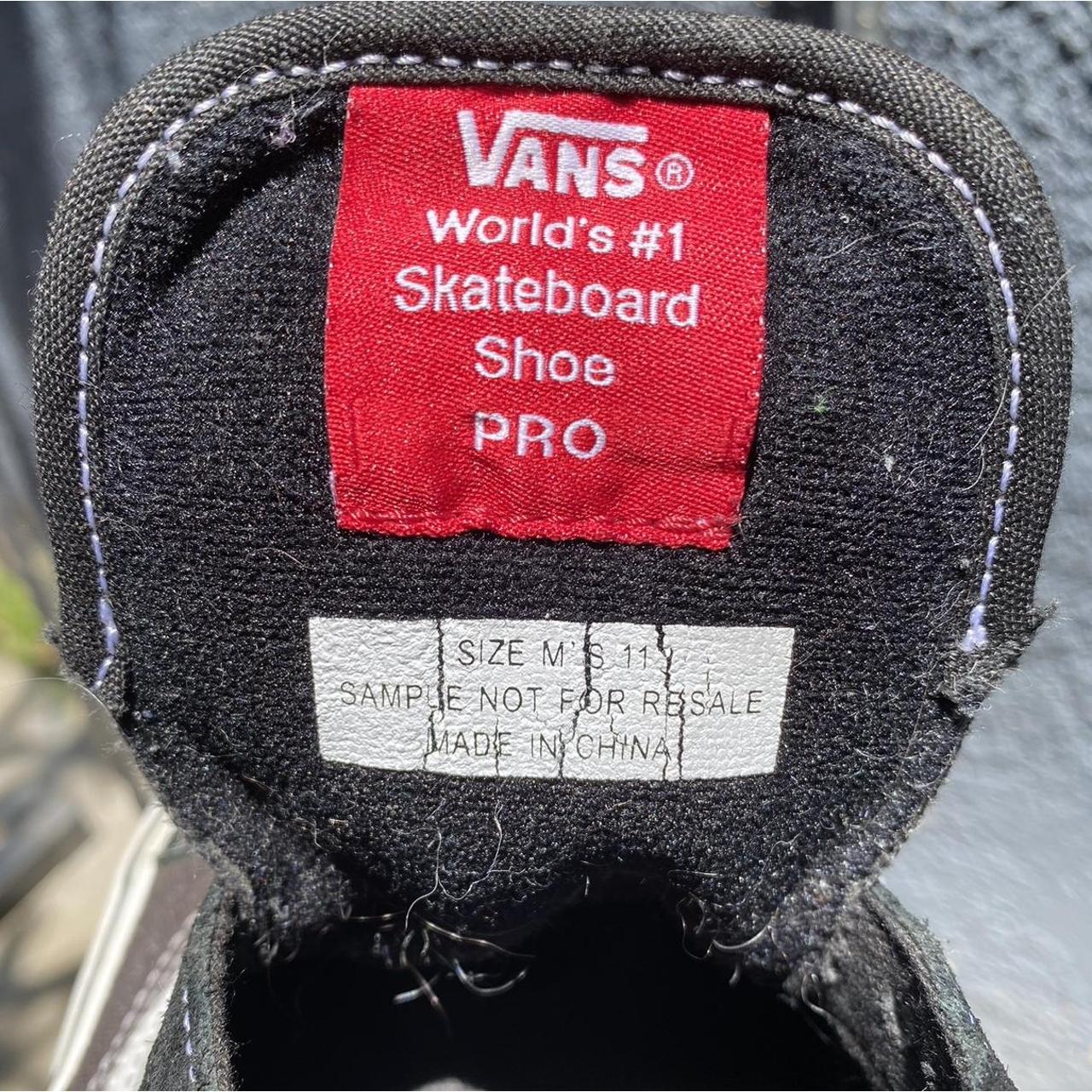 Vans Men's Black and White Trainers | Depop