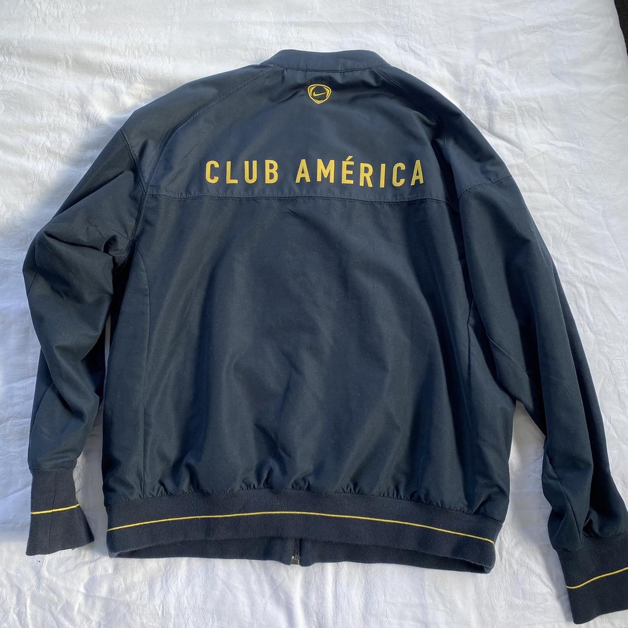 nike club america bomber jacket - size large - i’m... - Depop