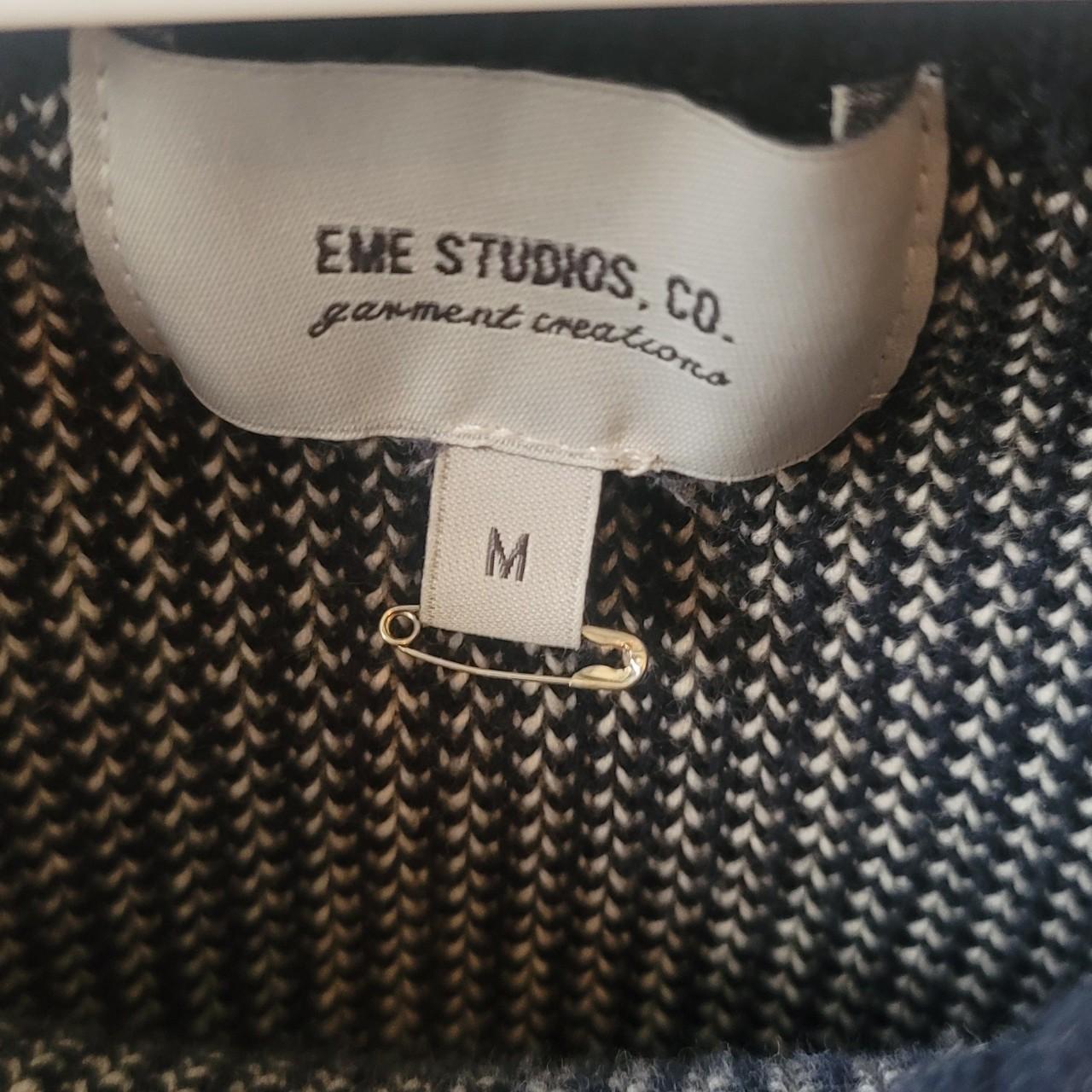 EME STUDIOS sweater M Size medium, navy blue,... - Depop