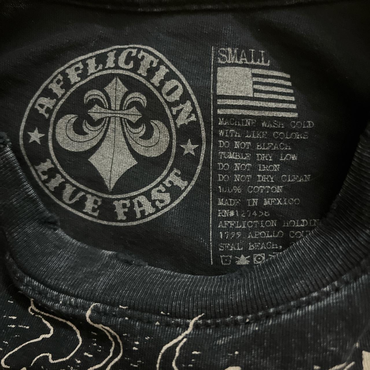 AFFLICTION X SEMATARY COLAB CHAINSAW... - Depop