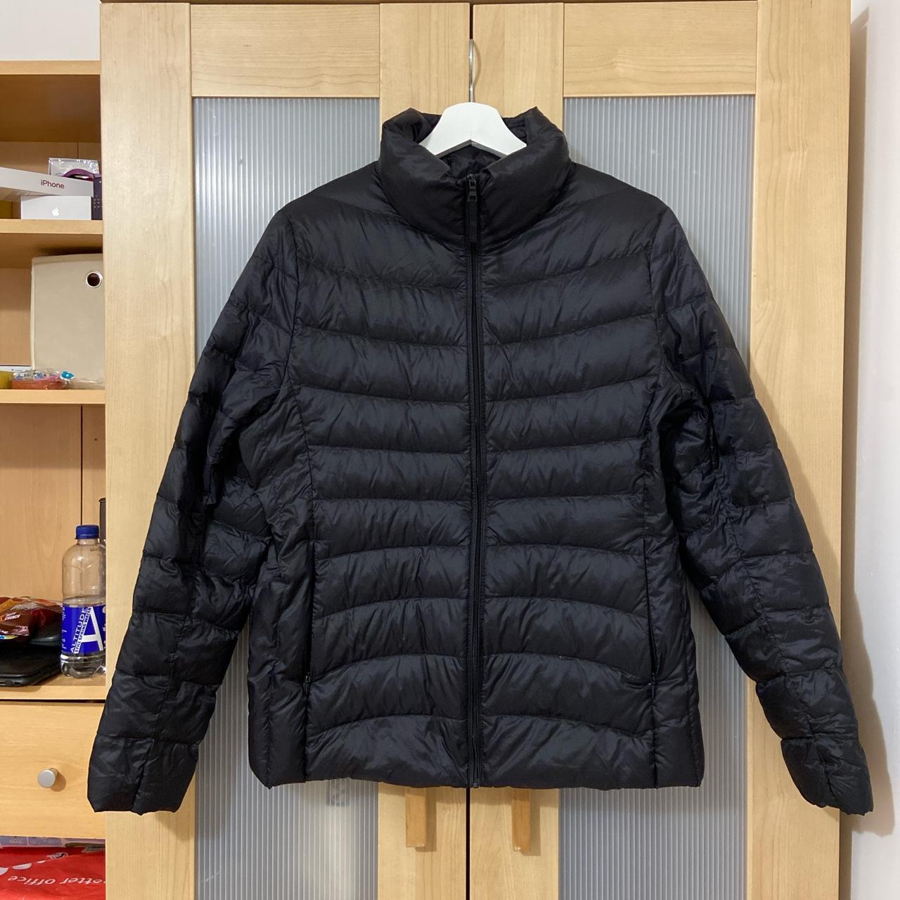 UNIQLO Women's Black Coat | Depop