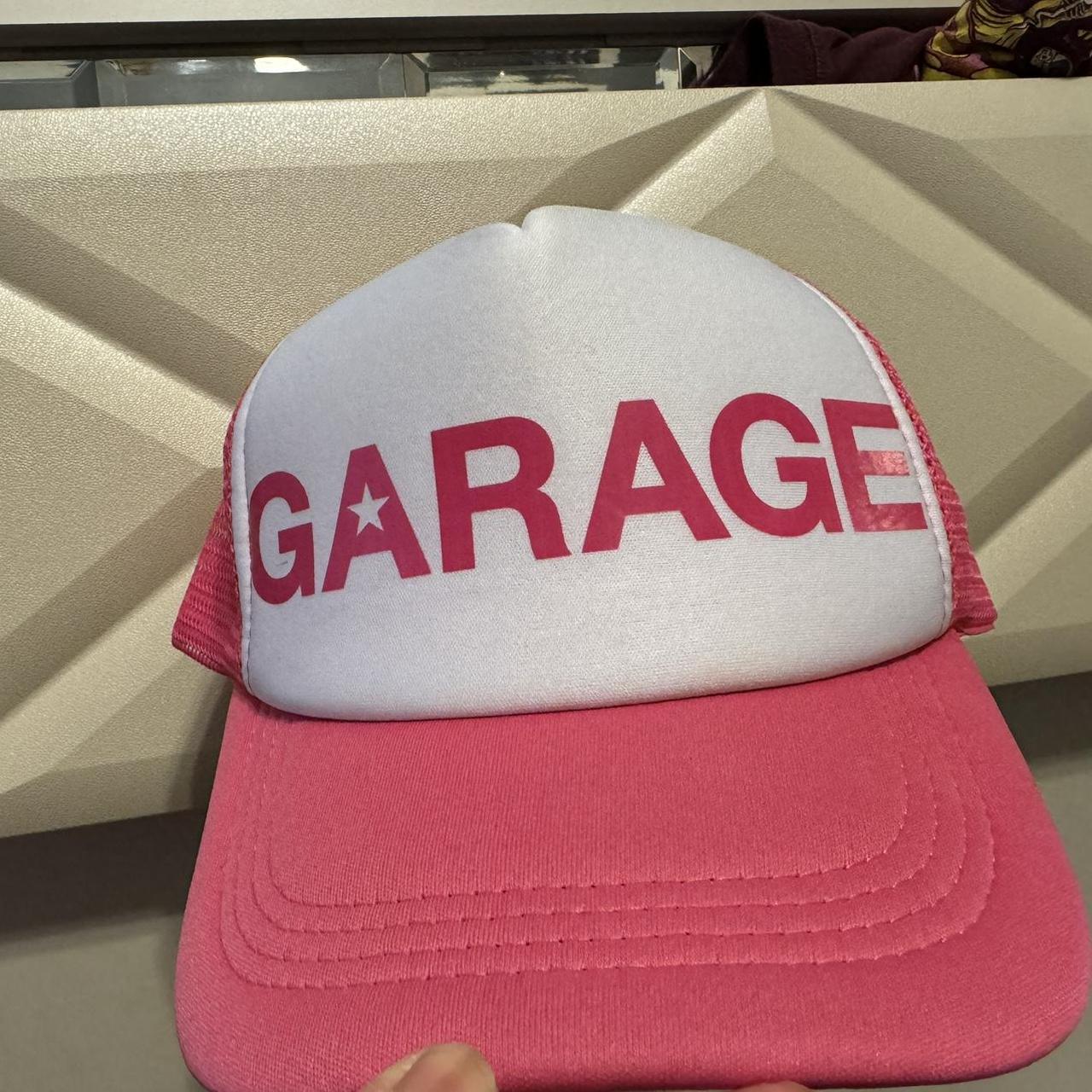 Pink GARAGE hat - Depop