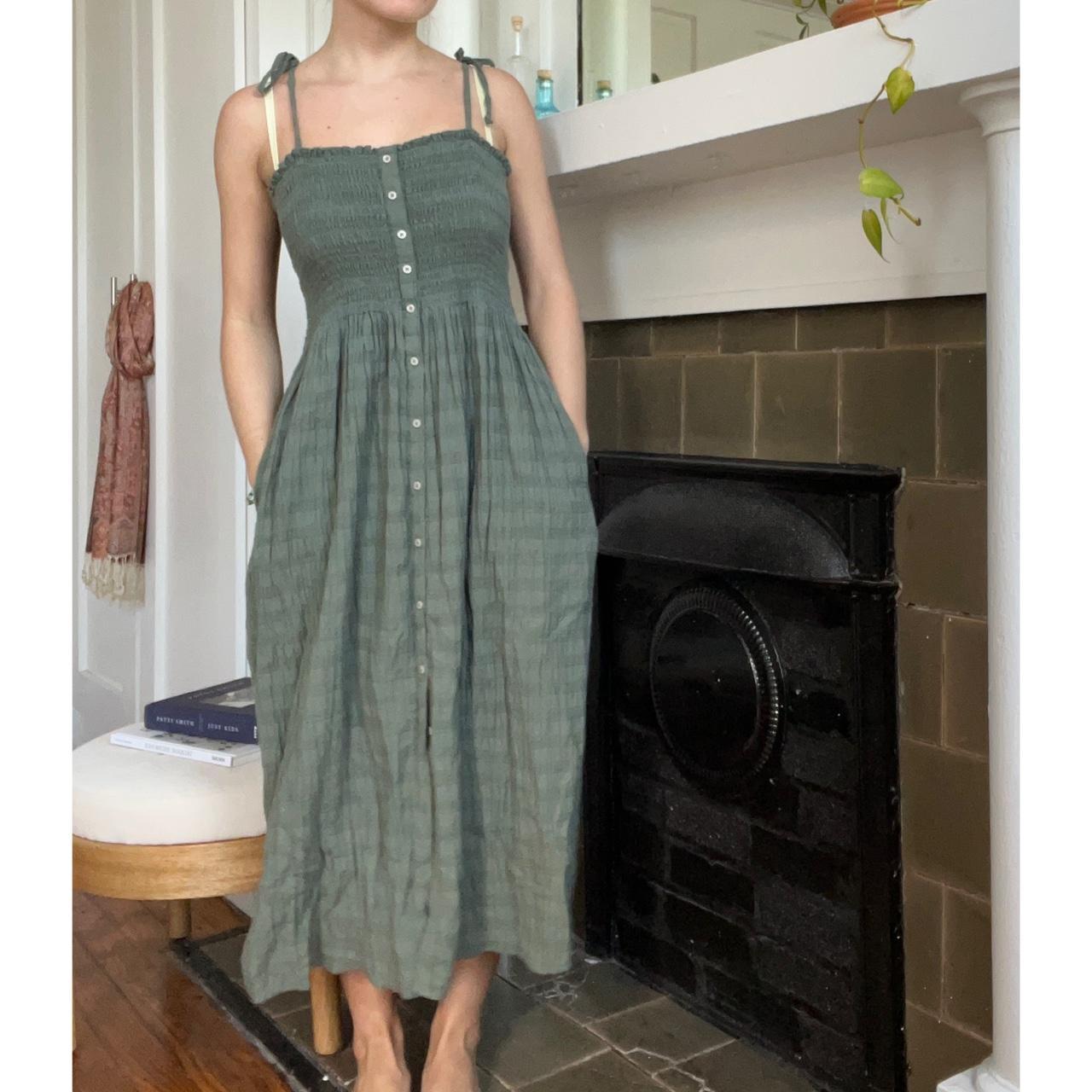 Sage Green Aerie maxi sundress! Super... - Depop