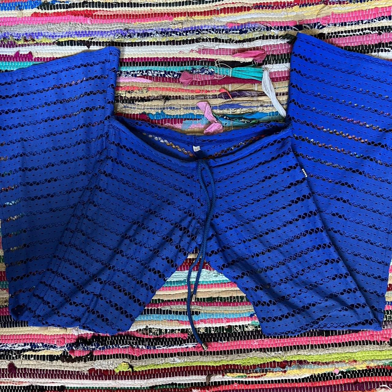 Knit Rave Bell bottoms🦕 •no holes •slit up to... - Depop