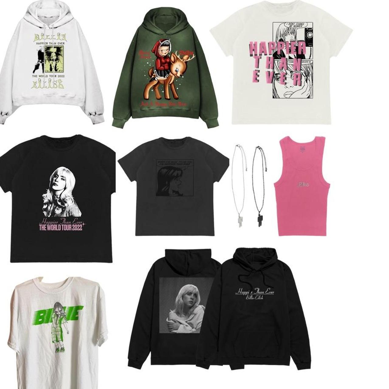 BILLIE EILISH MERCH COLLECTION DM ME WITH ANY... - Depop