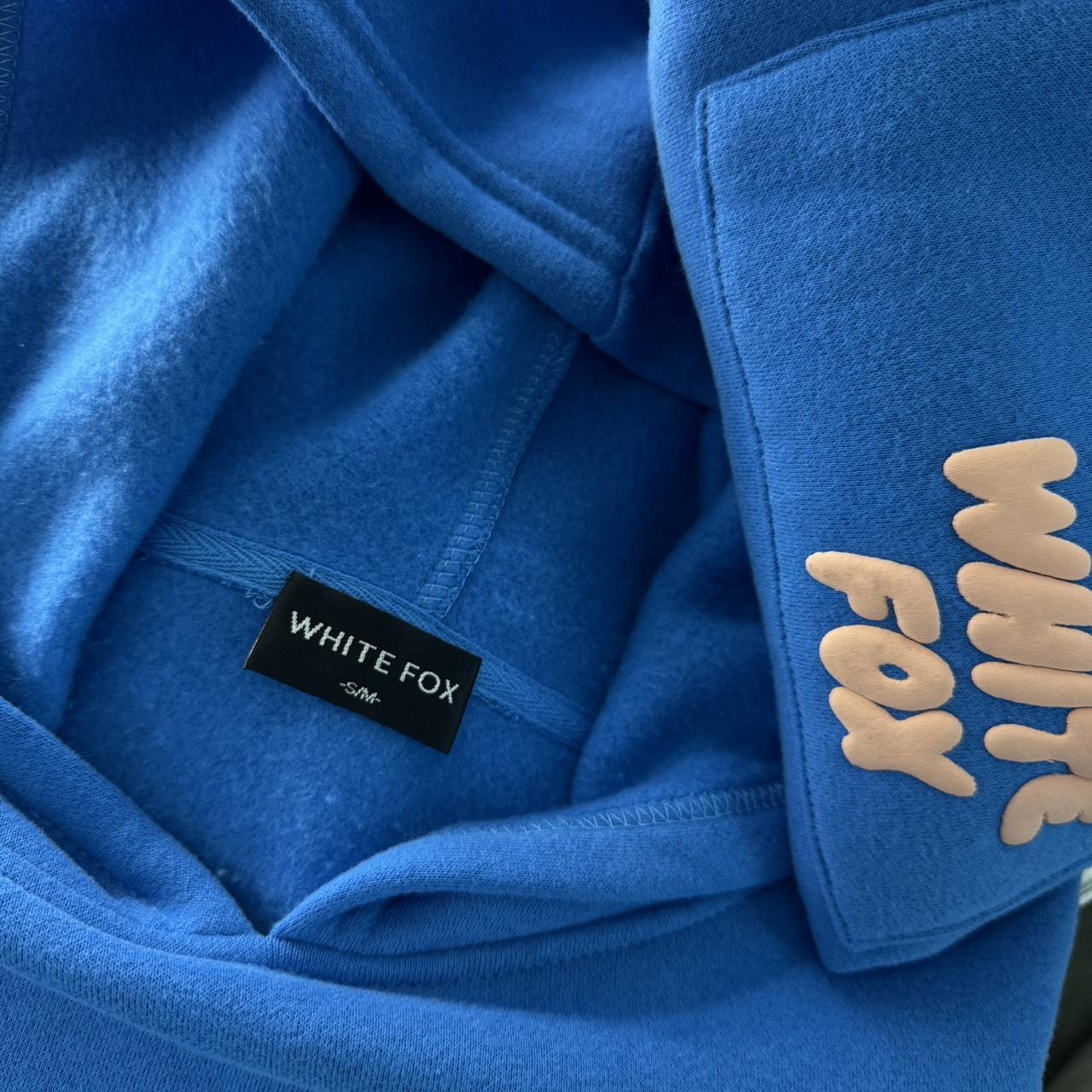 white fox lounge set 🫐 • hoodie s/m • sweatpants... - Depop