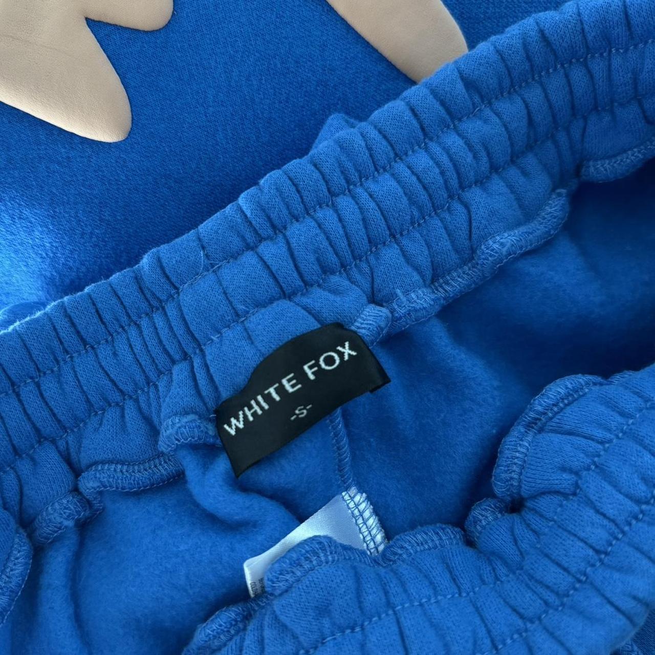 white fox lounge set 🫐 • hoodie s/m • sweatpants... - Depop