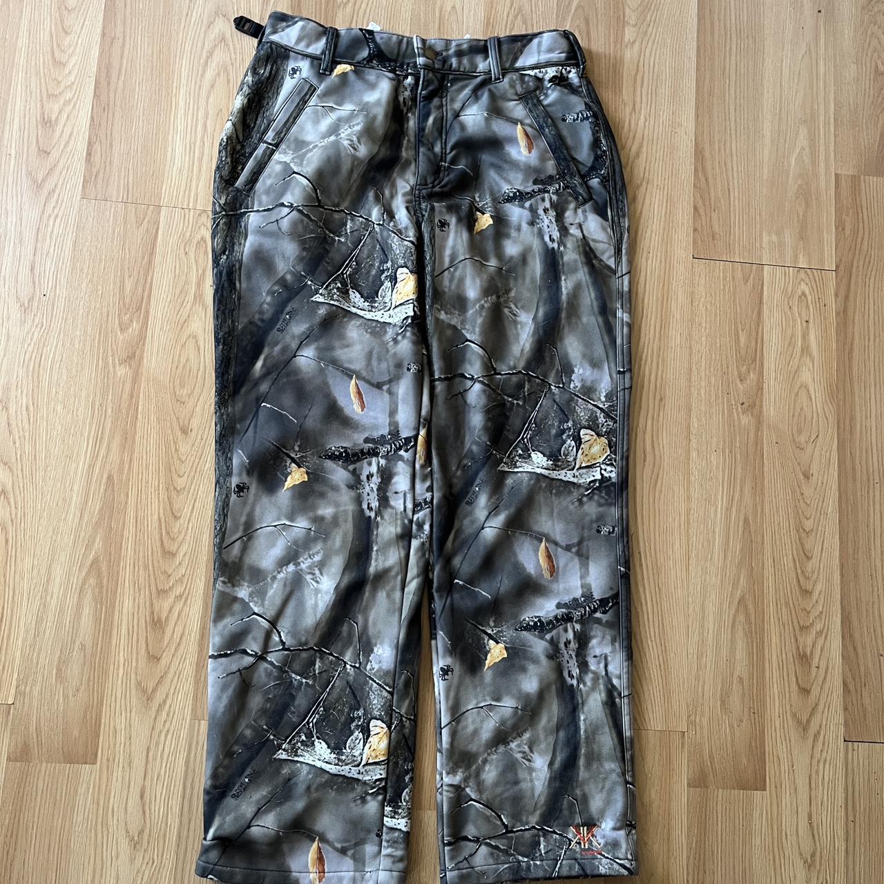 Real tree camo pants Fleece inner lining so super... - Depop