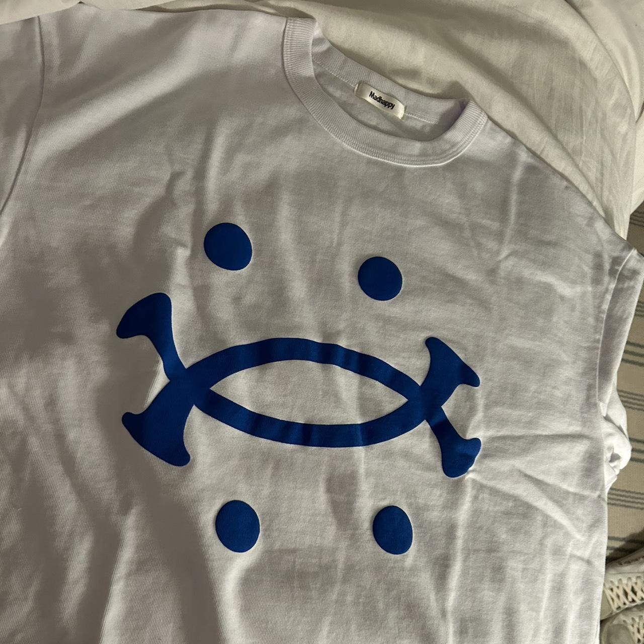 Madhappy smiley faces graphic tee - Depop