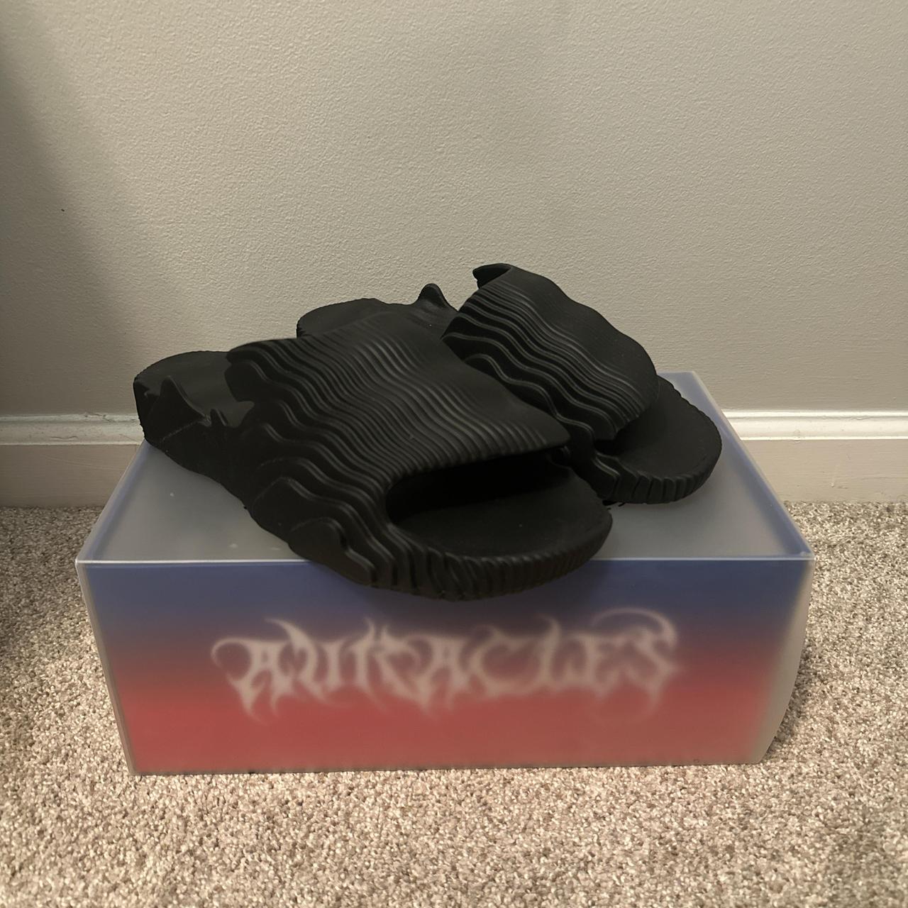 Chris Brown Nami Slides Black: great condition. Size... | Depop