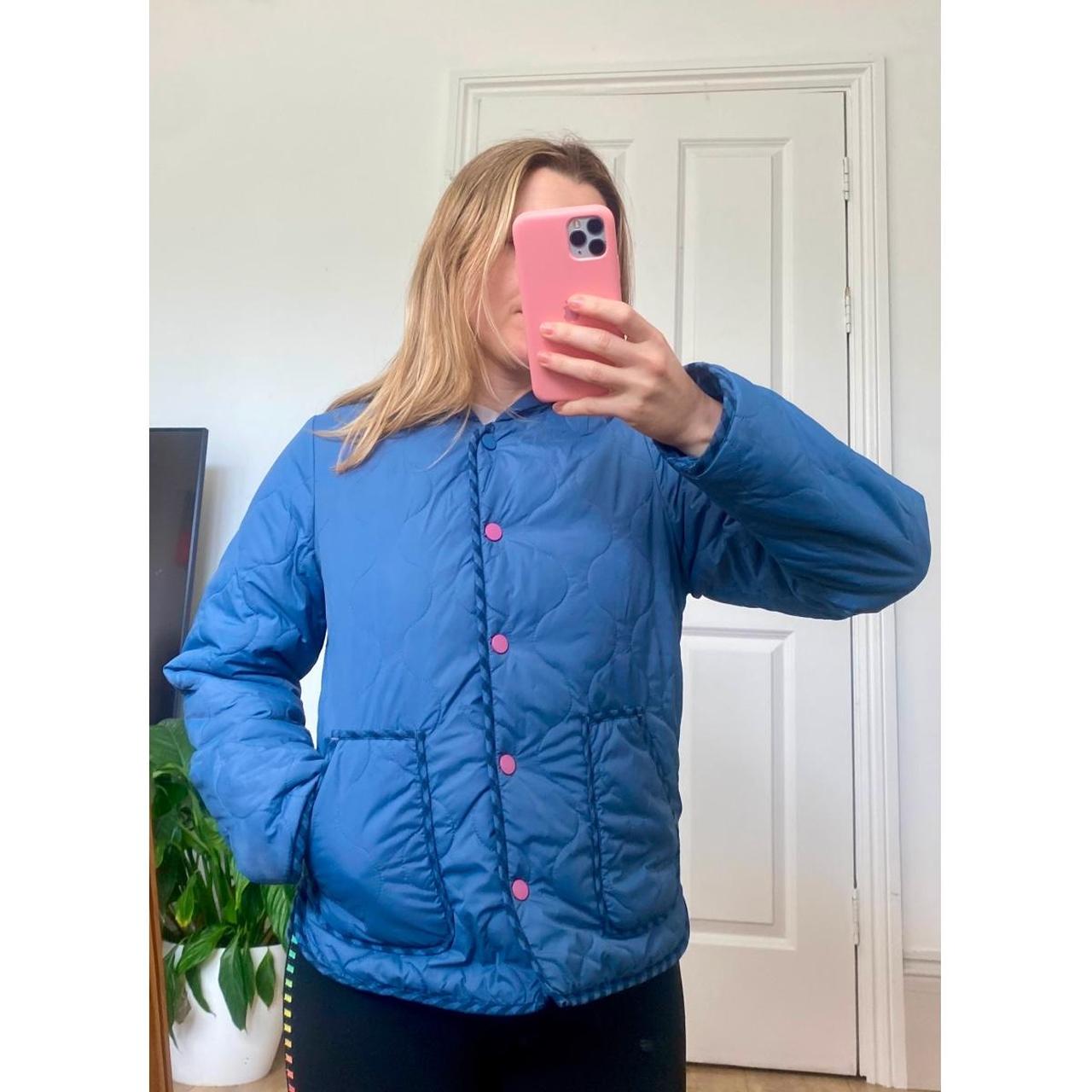 White stuff quilted jacket - Depop