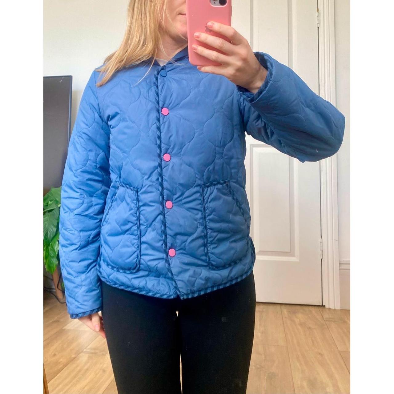 White stuff quilted jacket - Depop