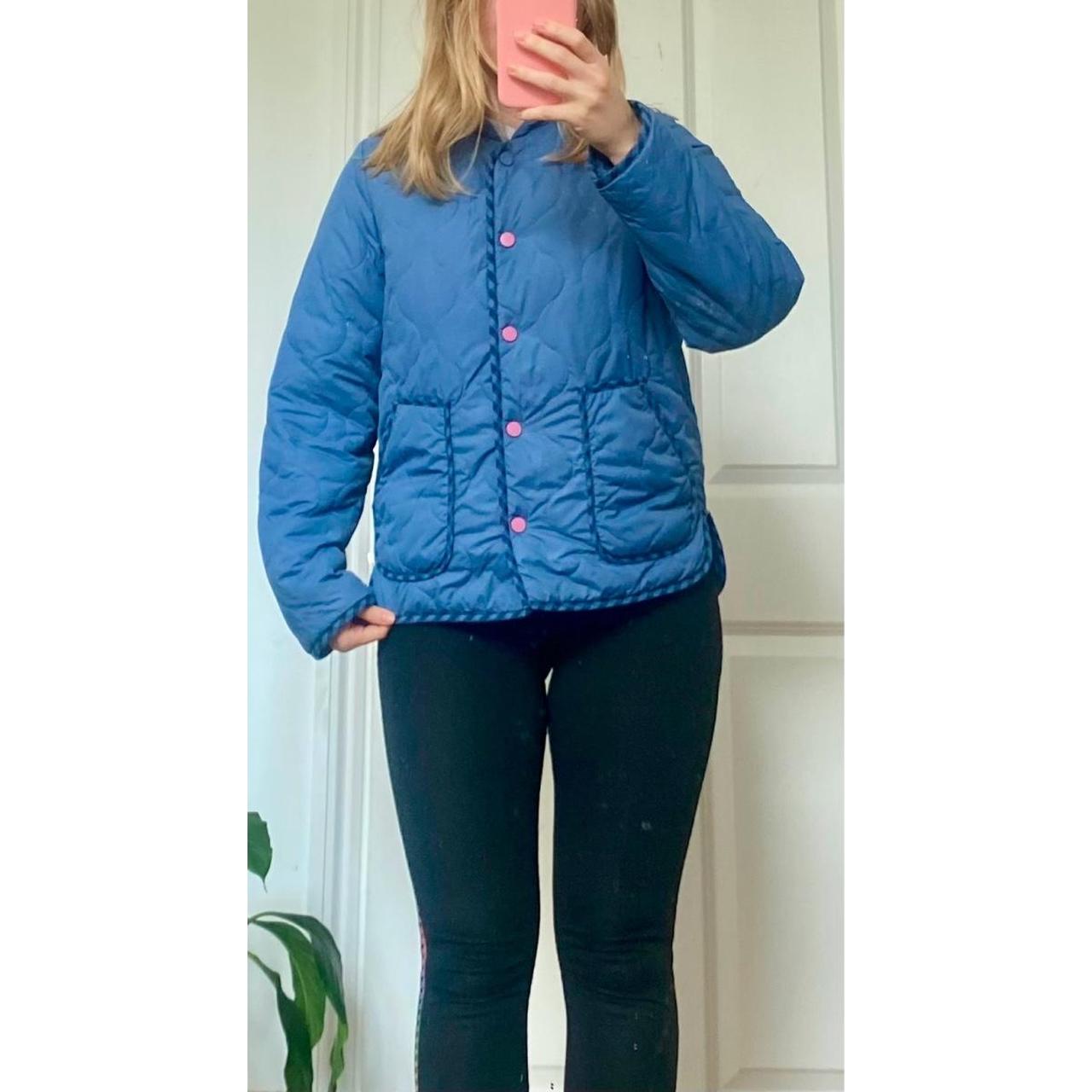 White stuff quilted jacket - Depop