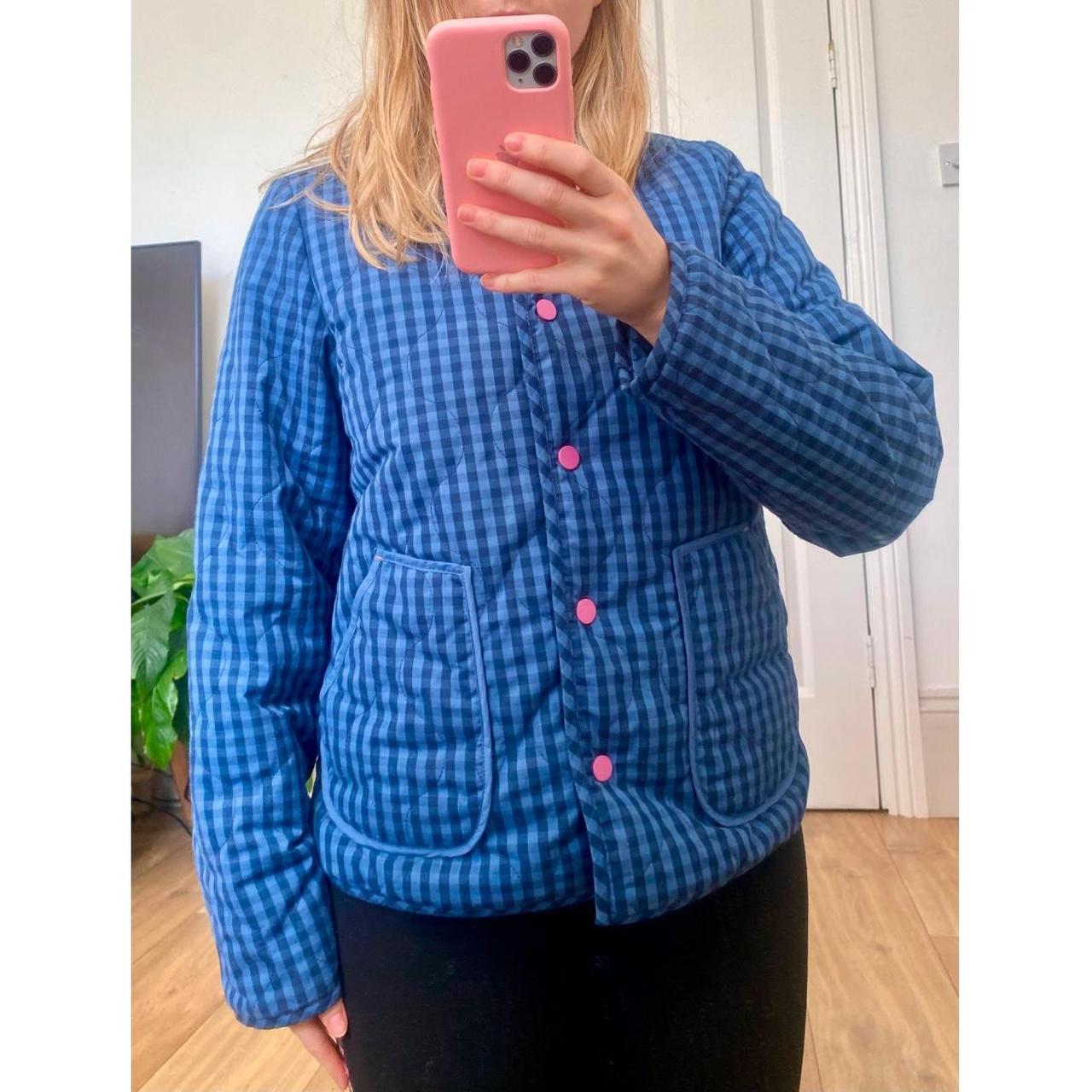 White stuff quilted jacket - Depop