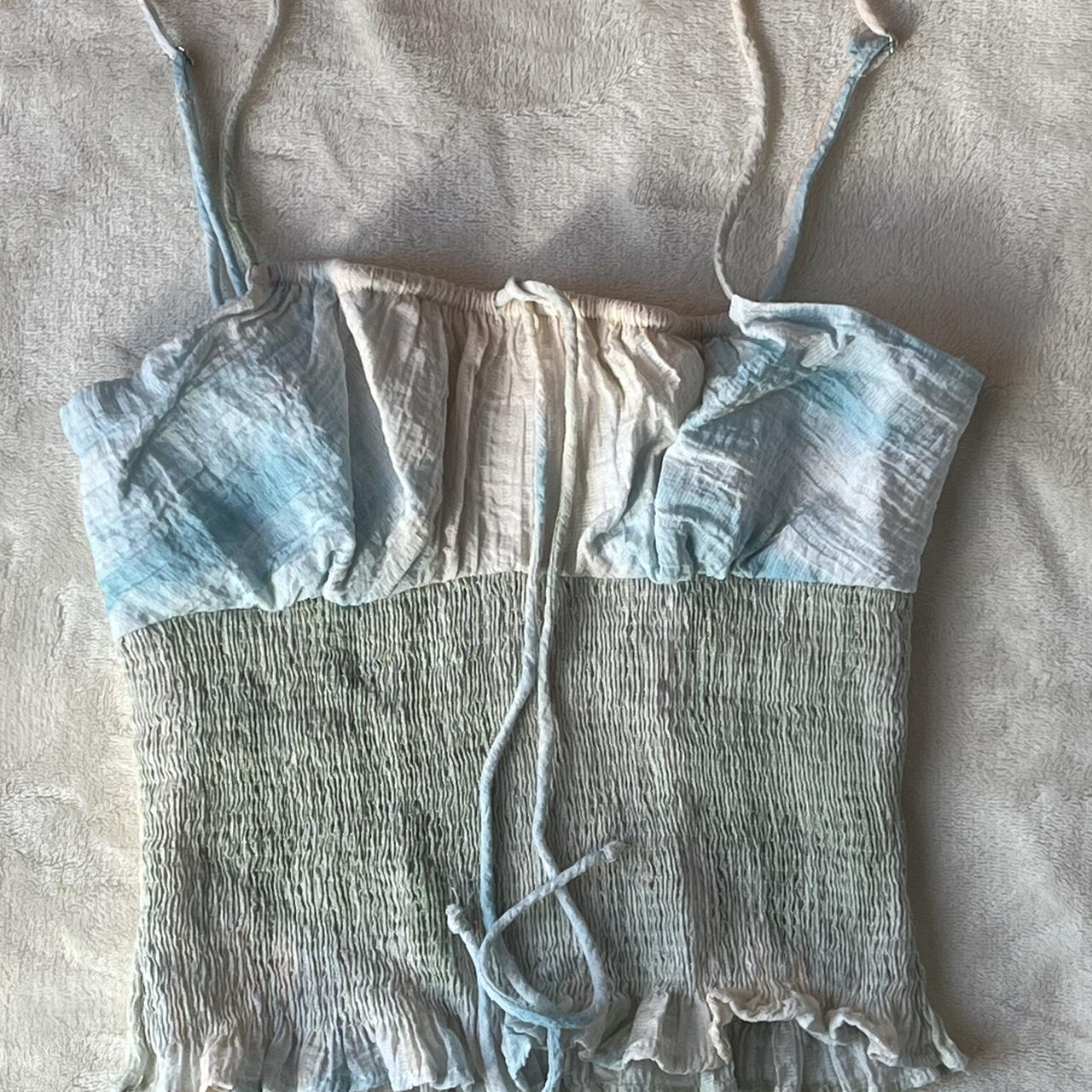 Zara milk maid top perfect for summer very stretchy... - Depop