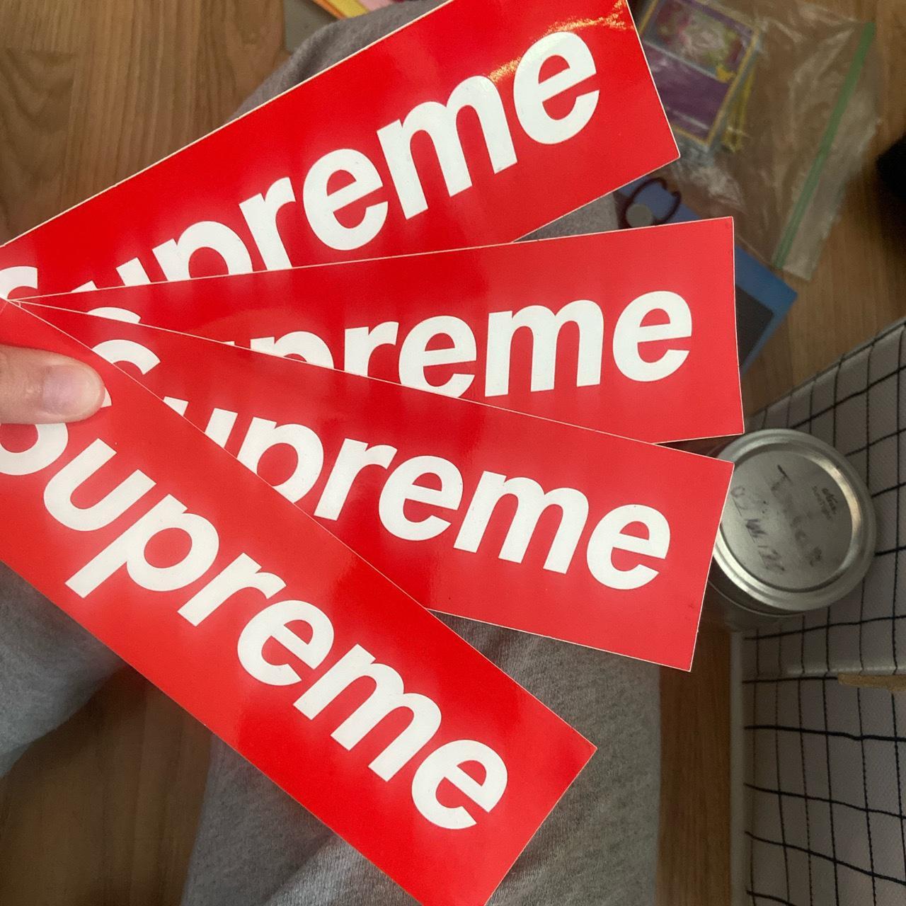 Supreme stickers $5 each? don’t like the price lmkkk ️ - Depop