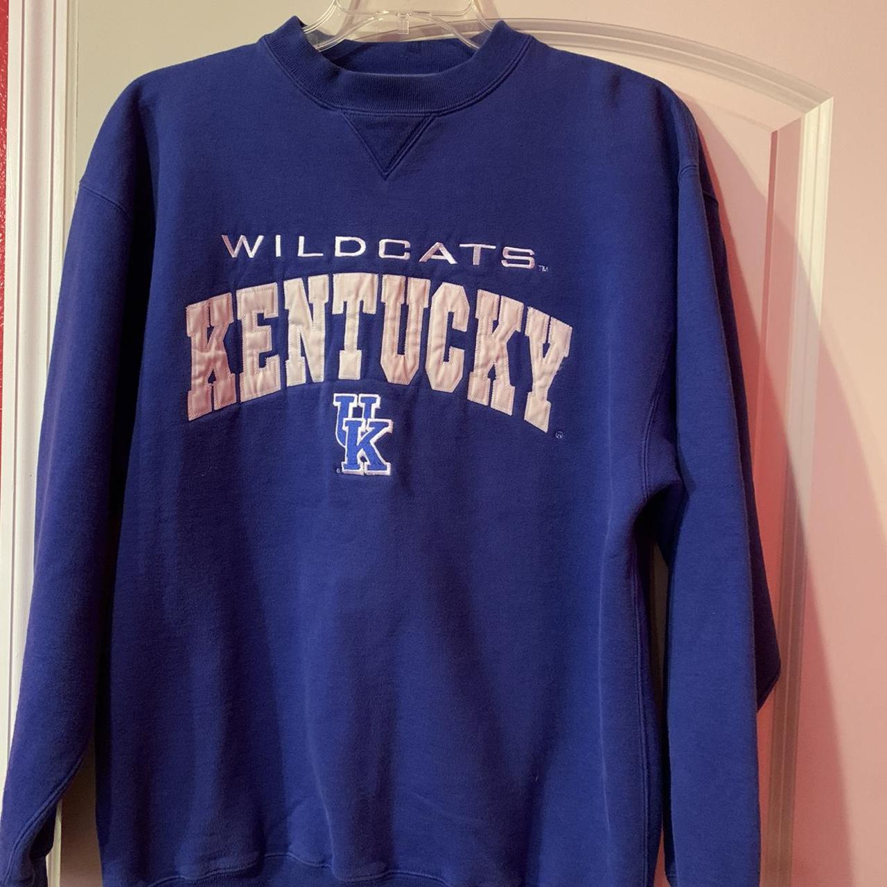 Vintage early 90s Kentucky Wildcats Crewneck Sweater... - Depop
