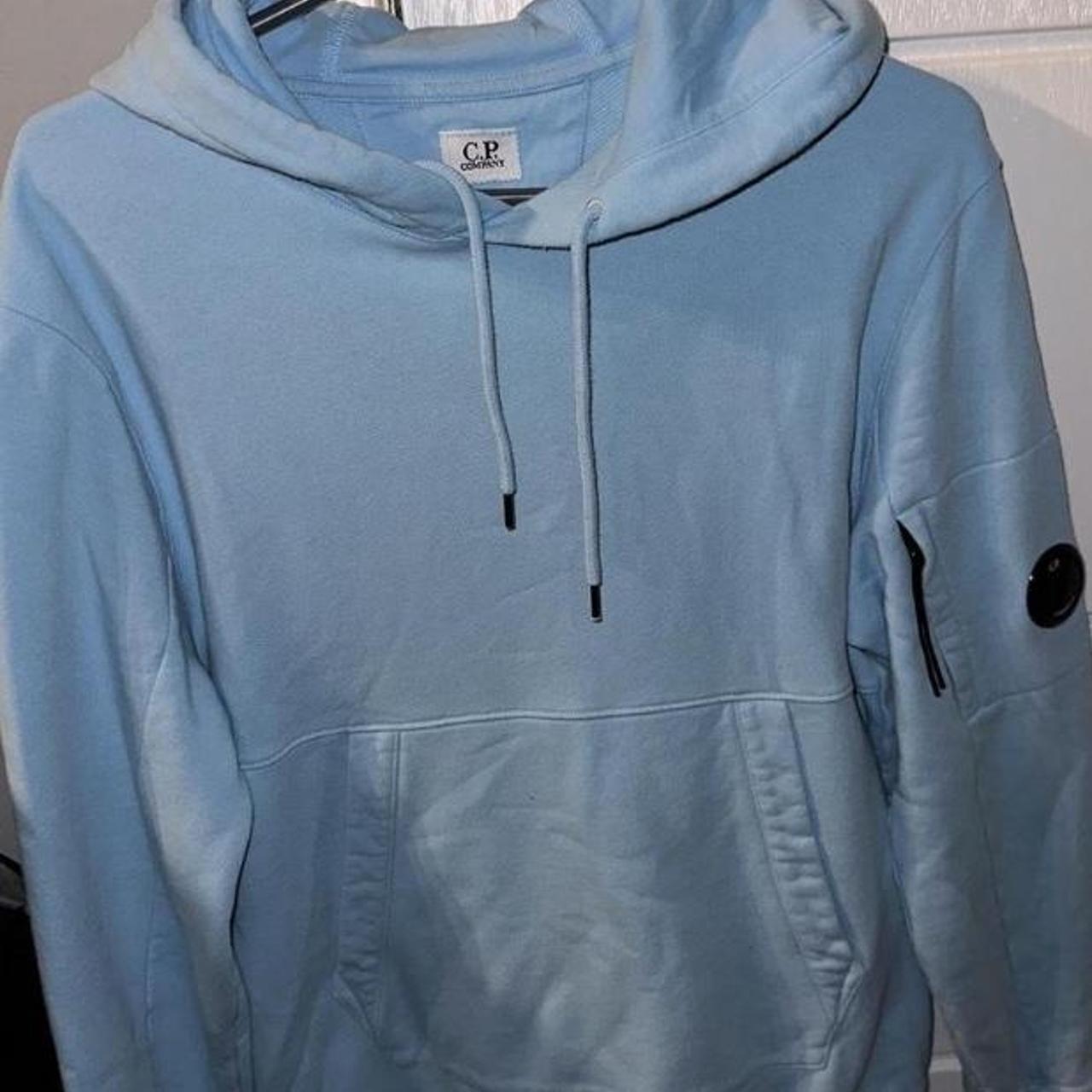 Sky blue c.p company Size:medium Condition:like new - Depop