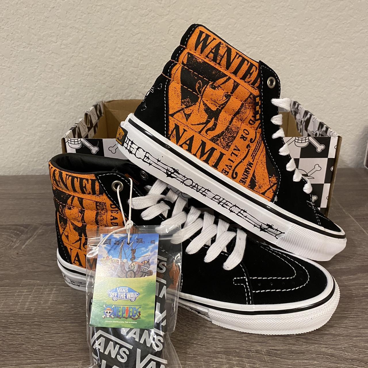 One piece vans Nami Vans size 8woman - Depop
