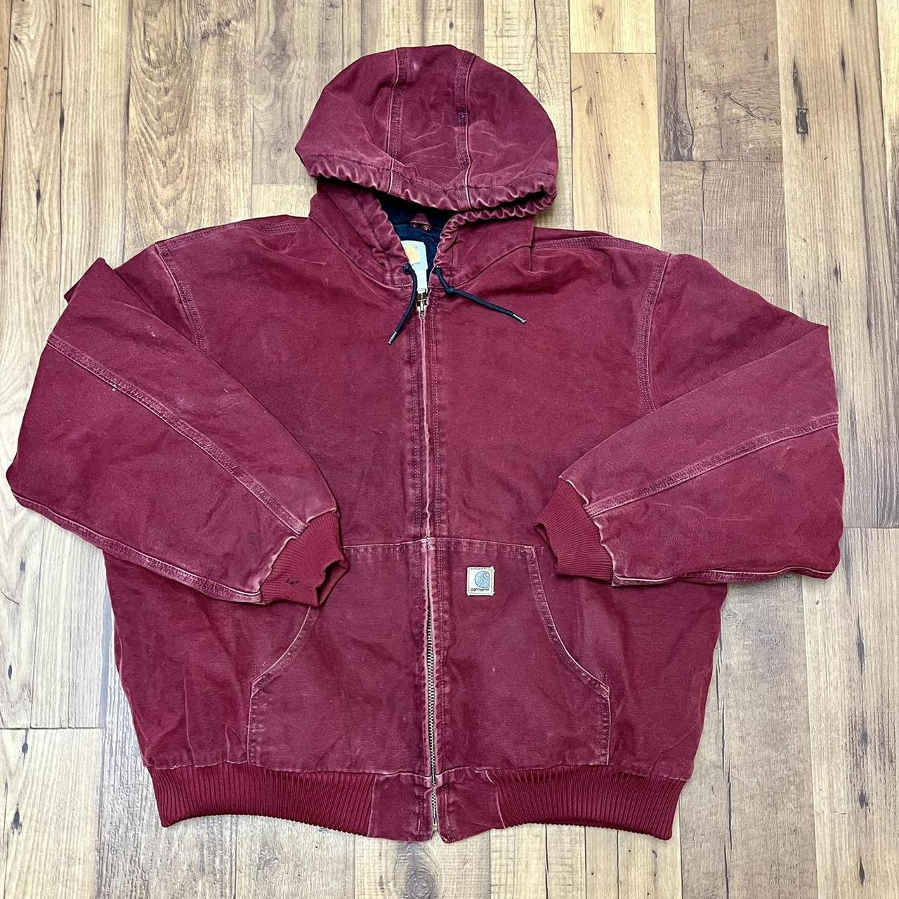 Vintage 90s Carhartt Jacket Men’s J130 CRI Faded... - Depop