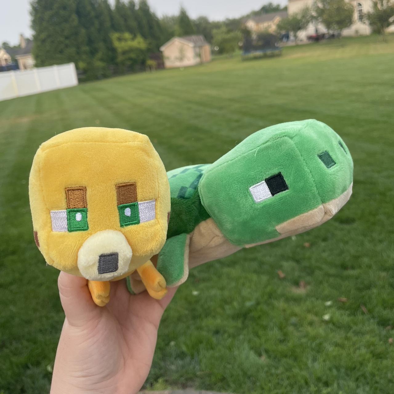 Minecraft Plush Two Minecraft plush. Ocelot cat and... - Depop