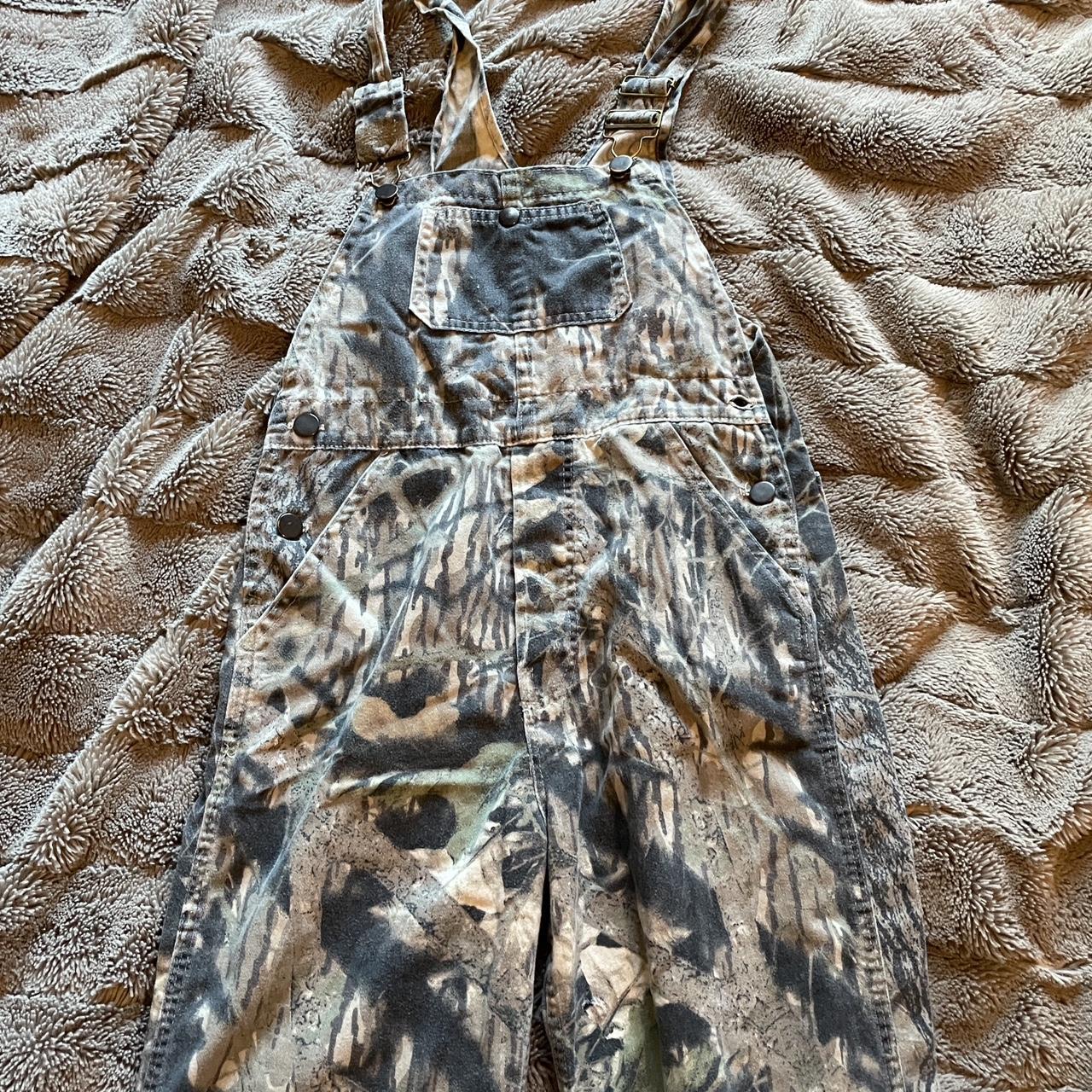 real tree overalls fits a size 6 SO cute but i... - Depop