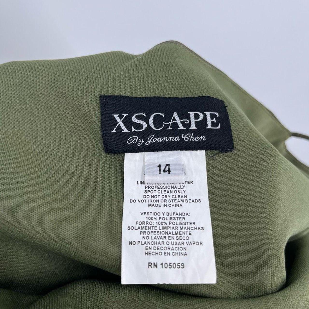 Xscape by Joanna Chen Beaded Long Gown with Scarf... - Depop