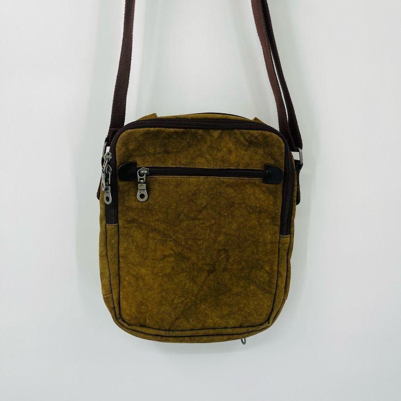 Muzee Crossbody Bag Brown Adjustable Strap Multiple... - Depop