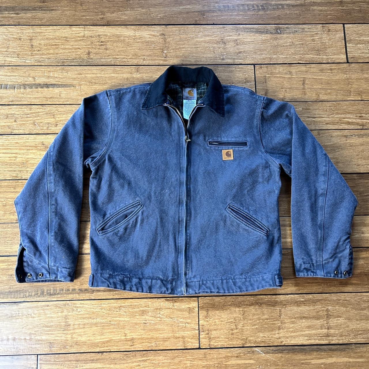 Rare Carhartt J97 Detroit Jacket Color: Washed gray... - Depop
