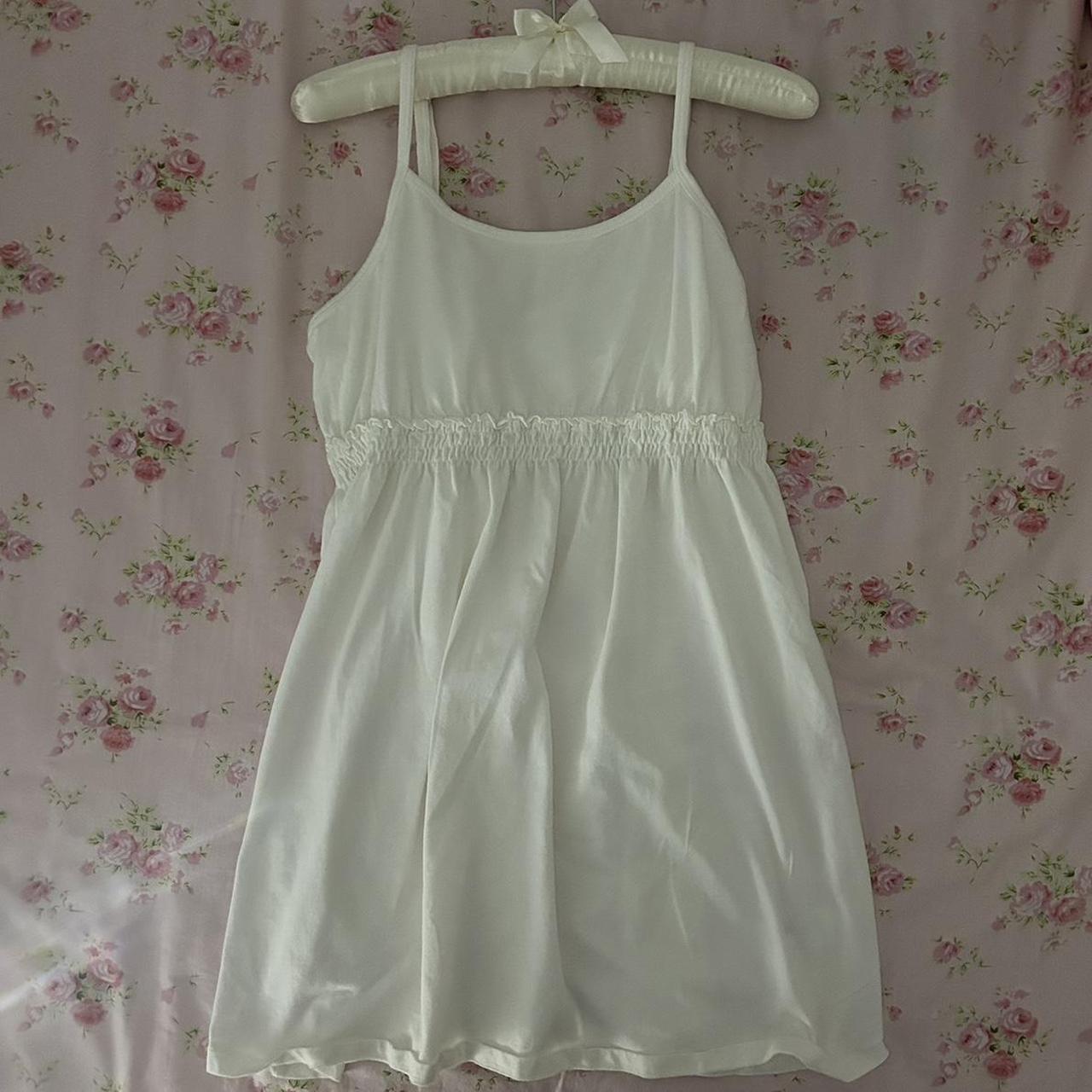 Sonoma cute white mini dress Size Extra Large - Depop