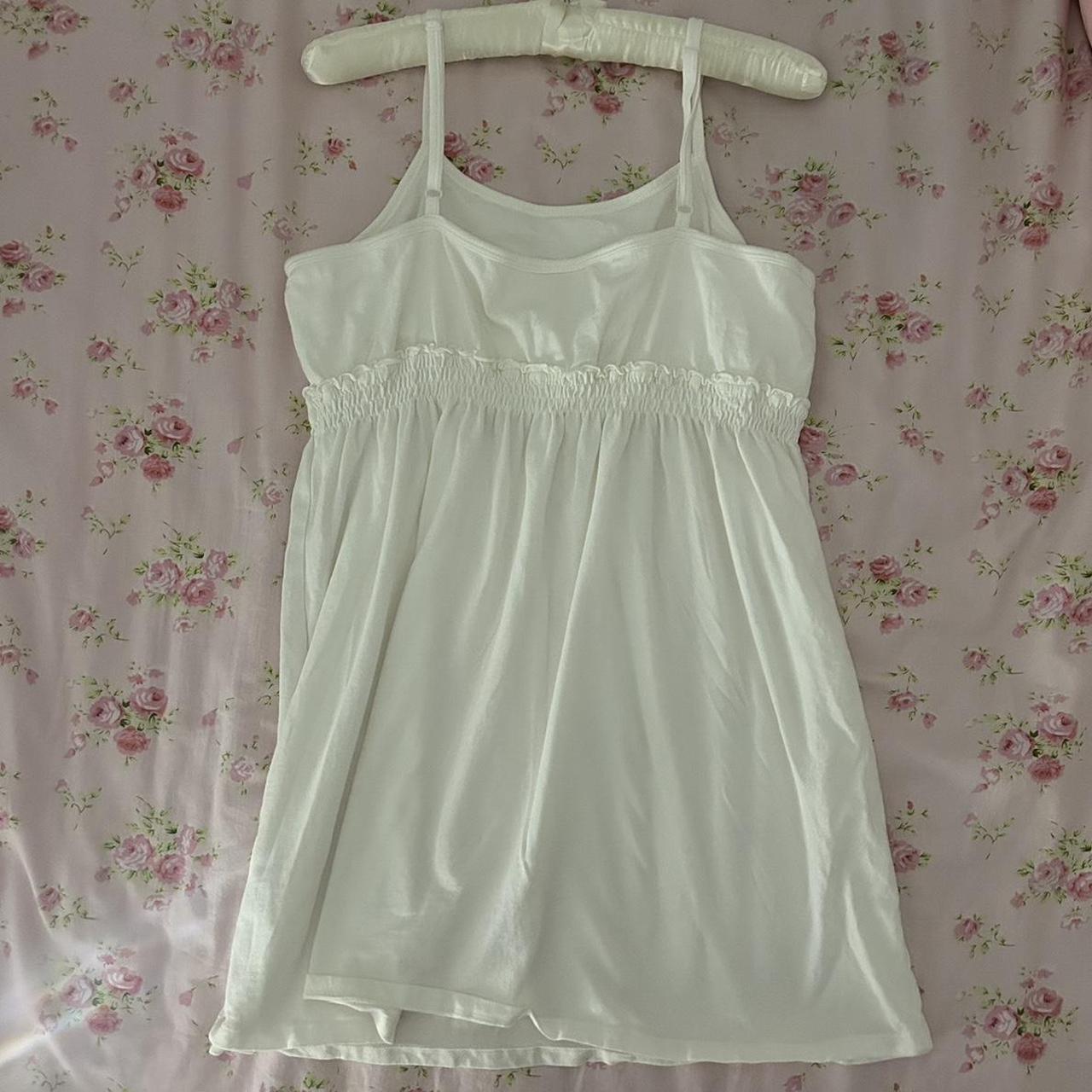 Sonoma cute white mini dress Size Extra Large - Depop