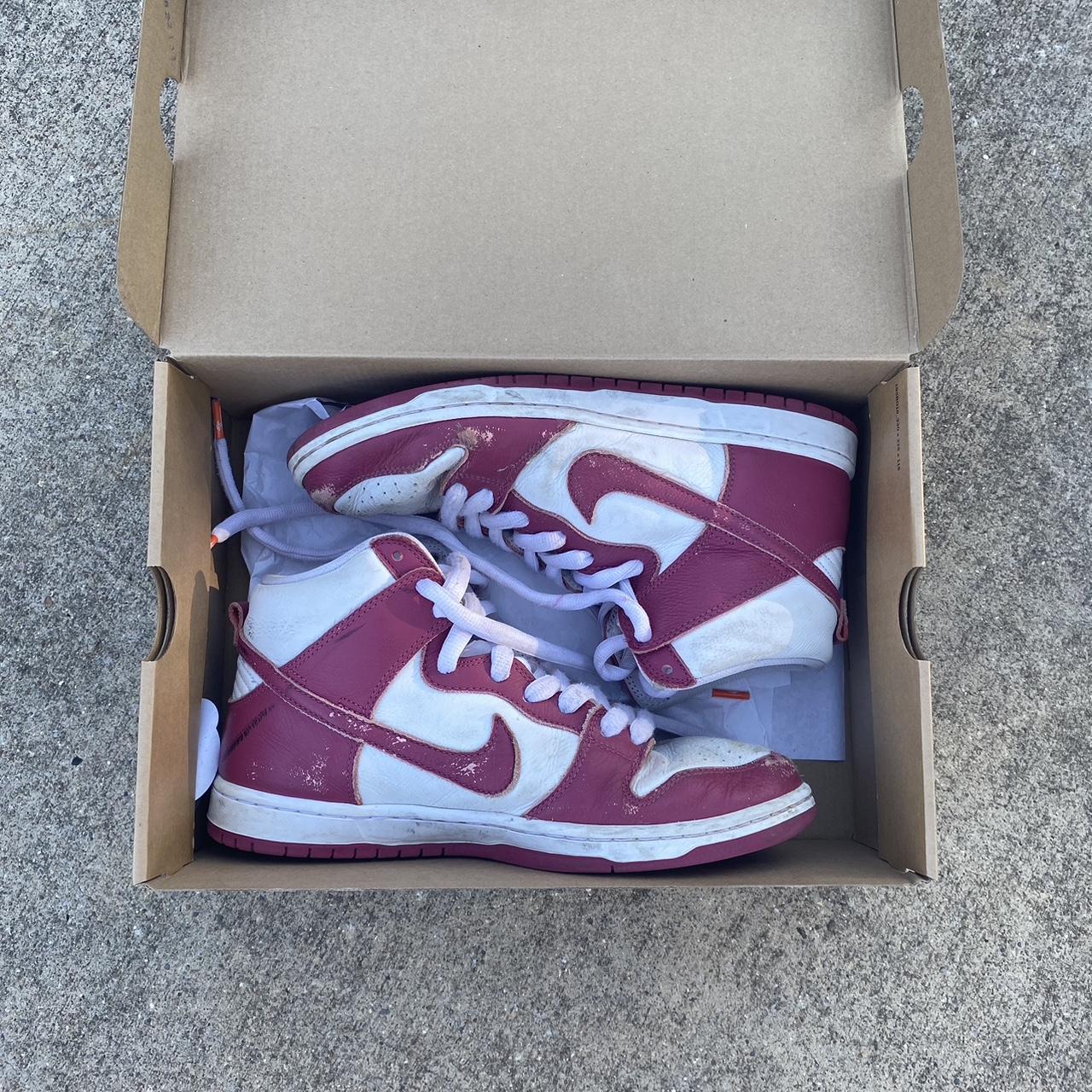 Nike SB Dunk Sweet Beet size 8.5 skated... - Depop